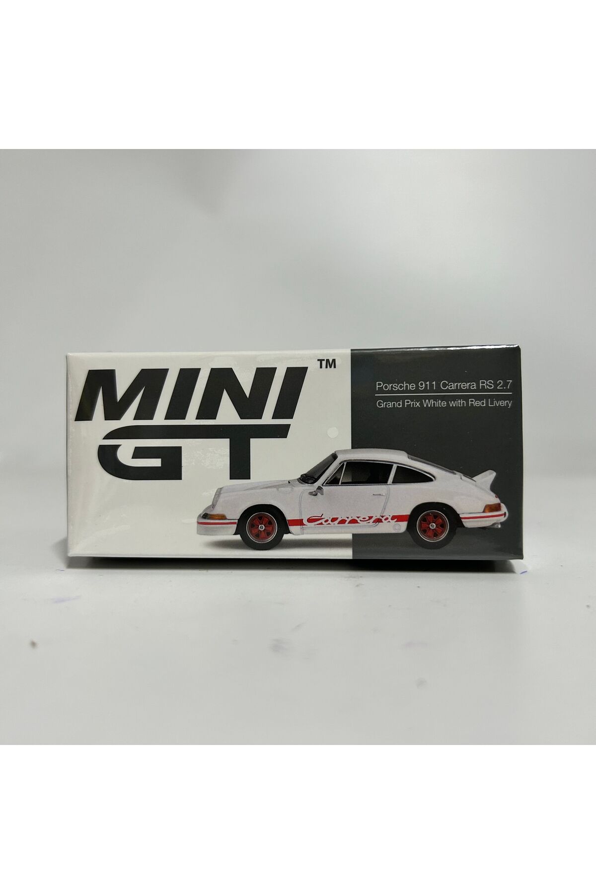 mini gt 612-Porsche 911 RS 2.7 Grand Prix White with Red Livery Fiyatı ...
