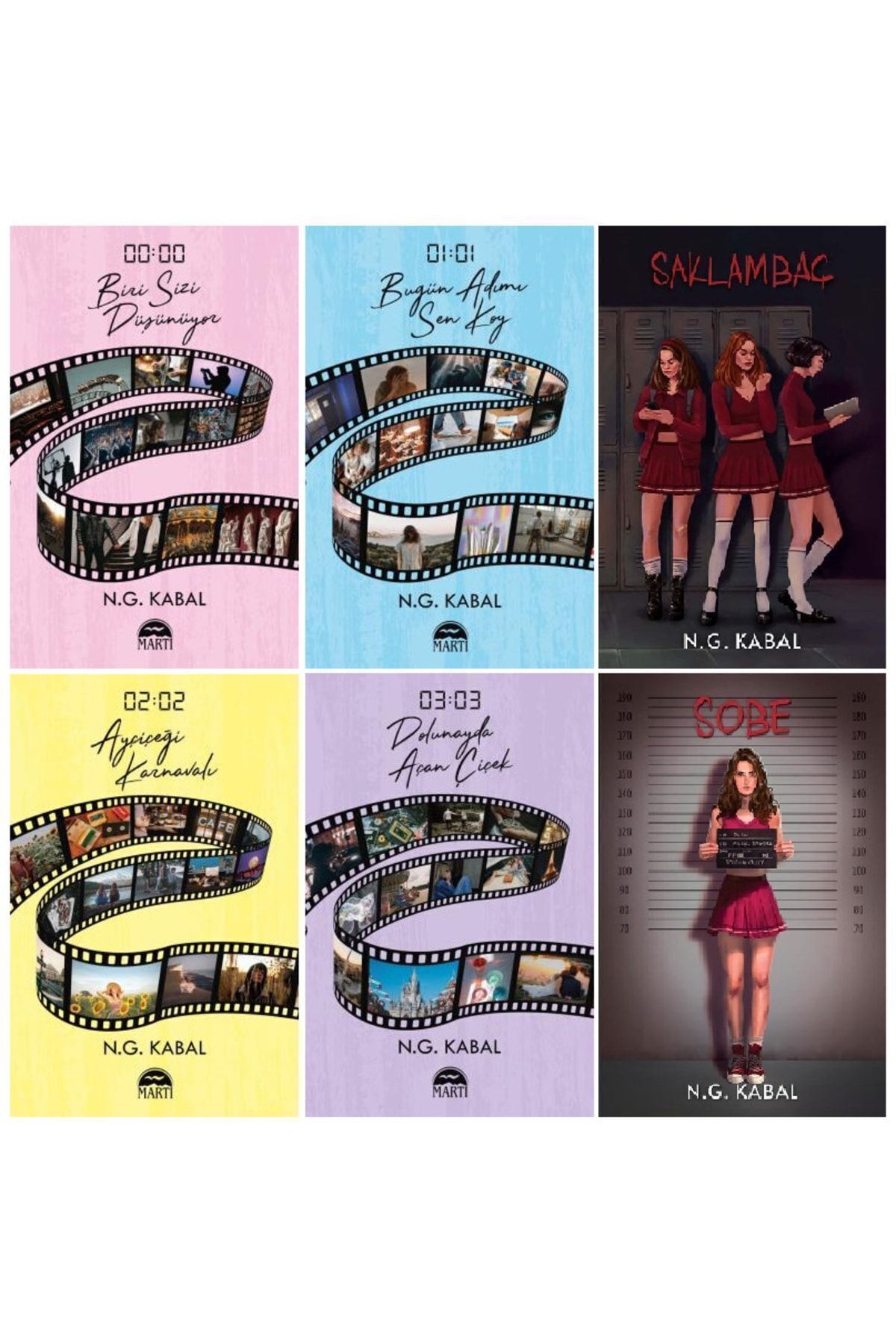 Martı Yayınları N. G. Kabal 6 Kitap Set Cep Boy - Gençlik Serüveni ...