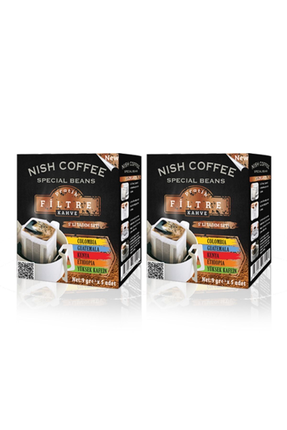 Nish Coffee Nish Pratik Filtre Kahve Tadım Seti 2'li Fiyatı, Yorumları ...