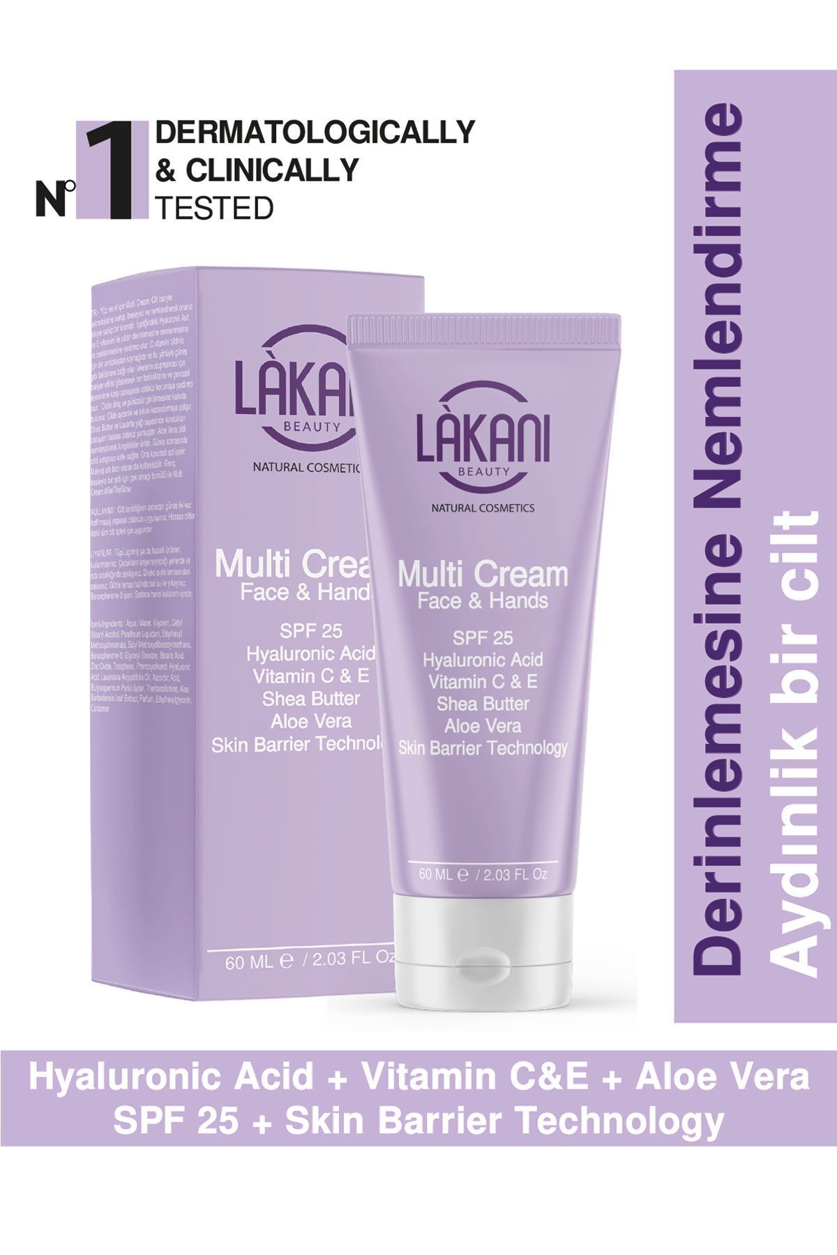 Lakani beauty Yoğun Nemlendirici Kırışıklık & Leke Karşıtı Onarıcı Ve ...