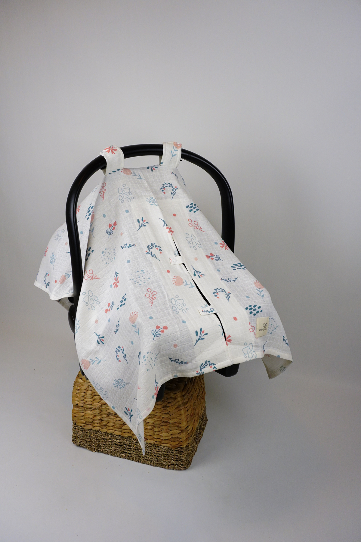 BabyZilla %100 Organik Pamuk Puset Örtüsü, Müslin Bebek Arabası Örtüsü ...