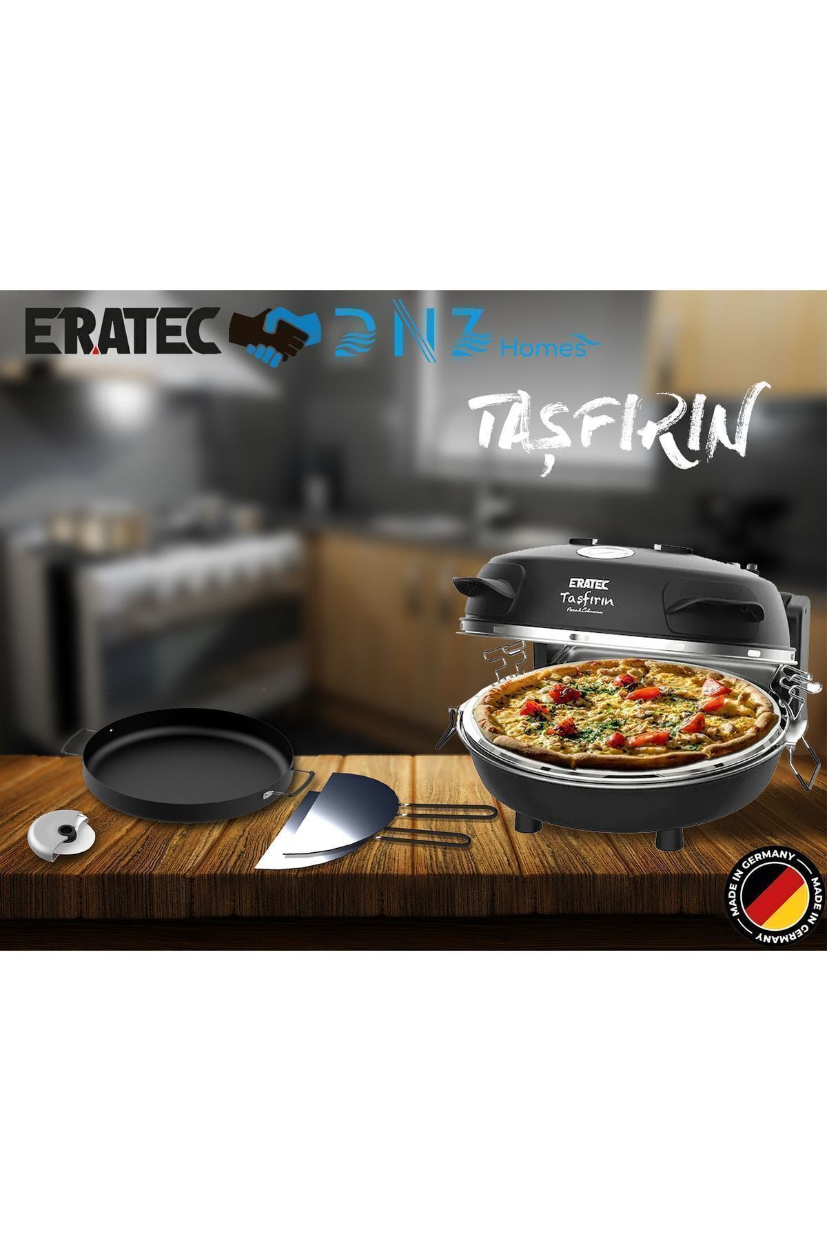 ERATEC Taş Fırın Seti Pm-27 Xxl Yeni Versiyon ( Pizza Makinası ...