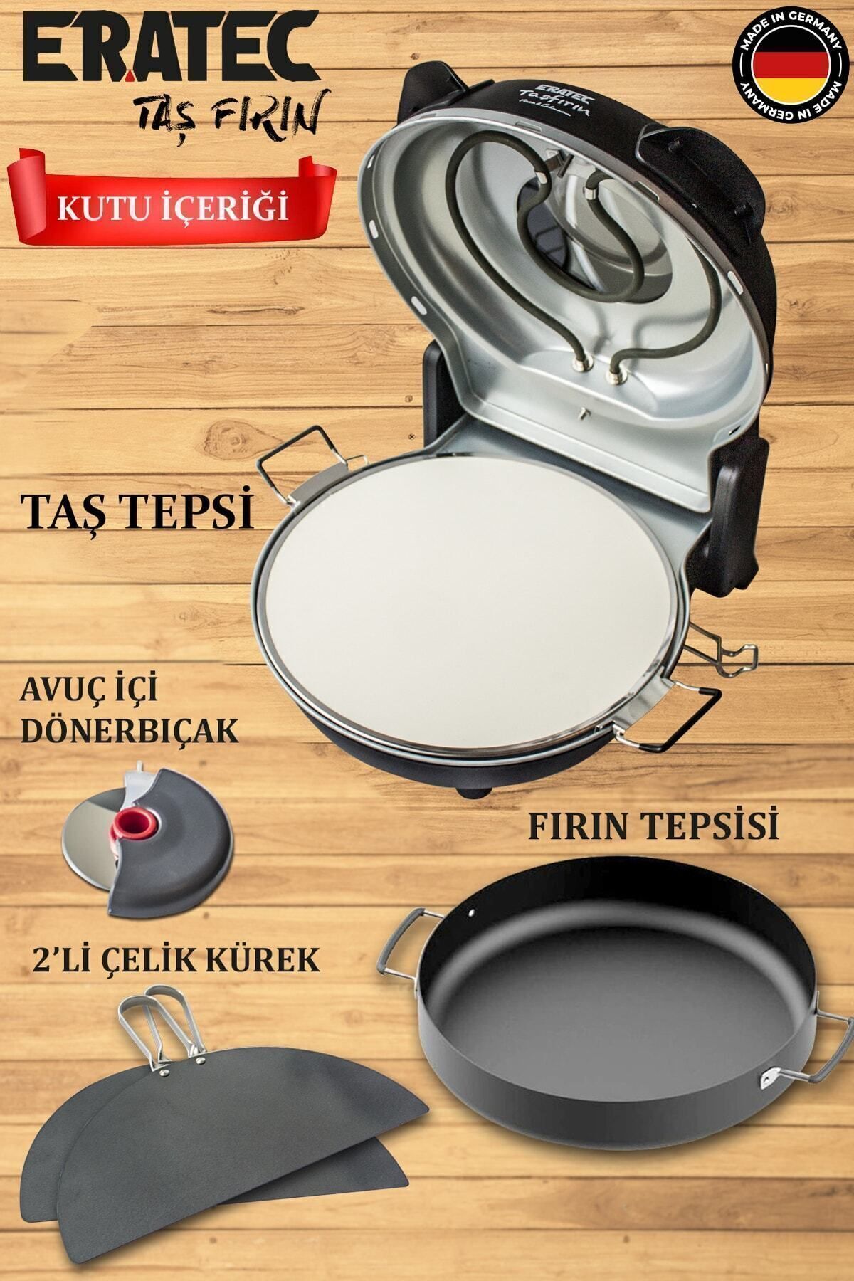ERATEC Taş Fırın Seti Pm-27 Xxl Yeni Versiyon ( Pizza Makinası ...