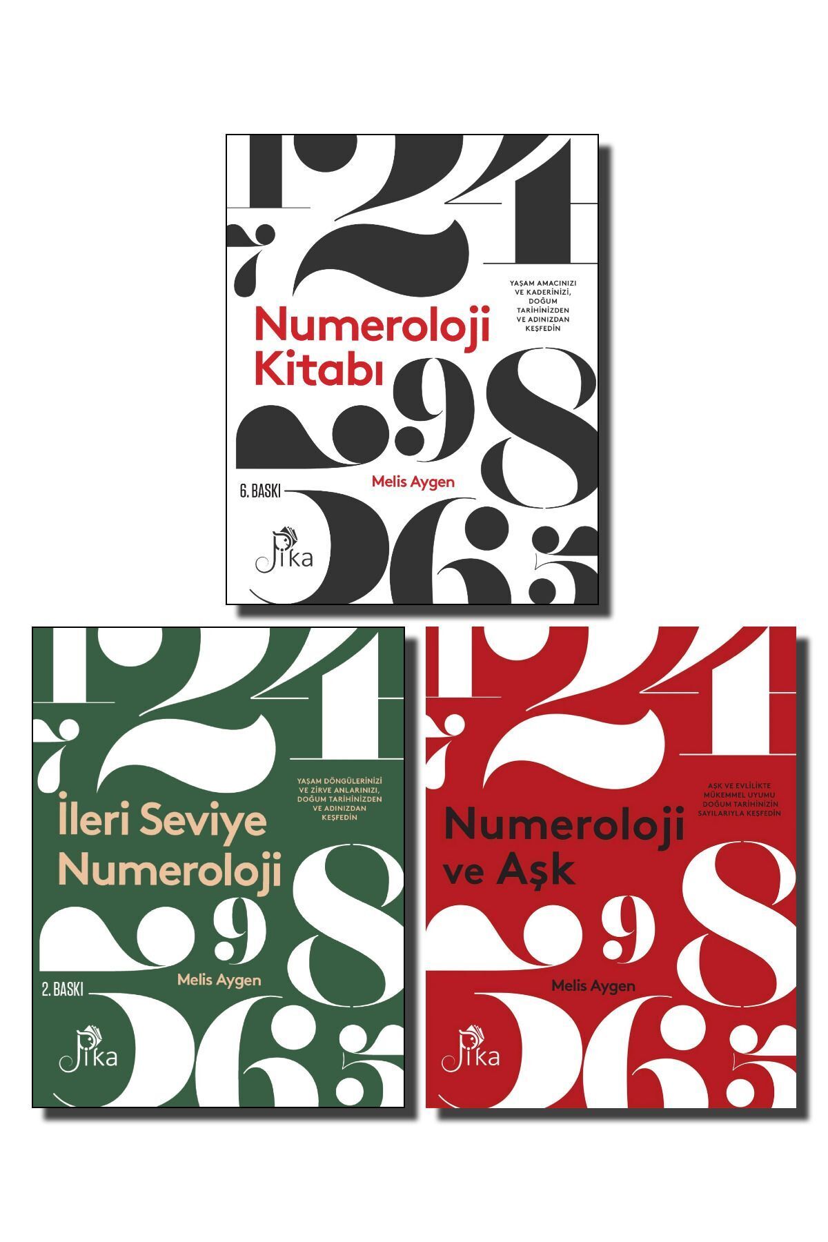 Pika Numeroloji Kitabı - İleri Seviye Numeroloji - Numeroloji ve Aşk (Melis Aygen) Set 3 Kitap ...