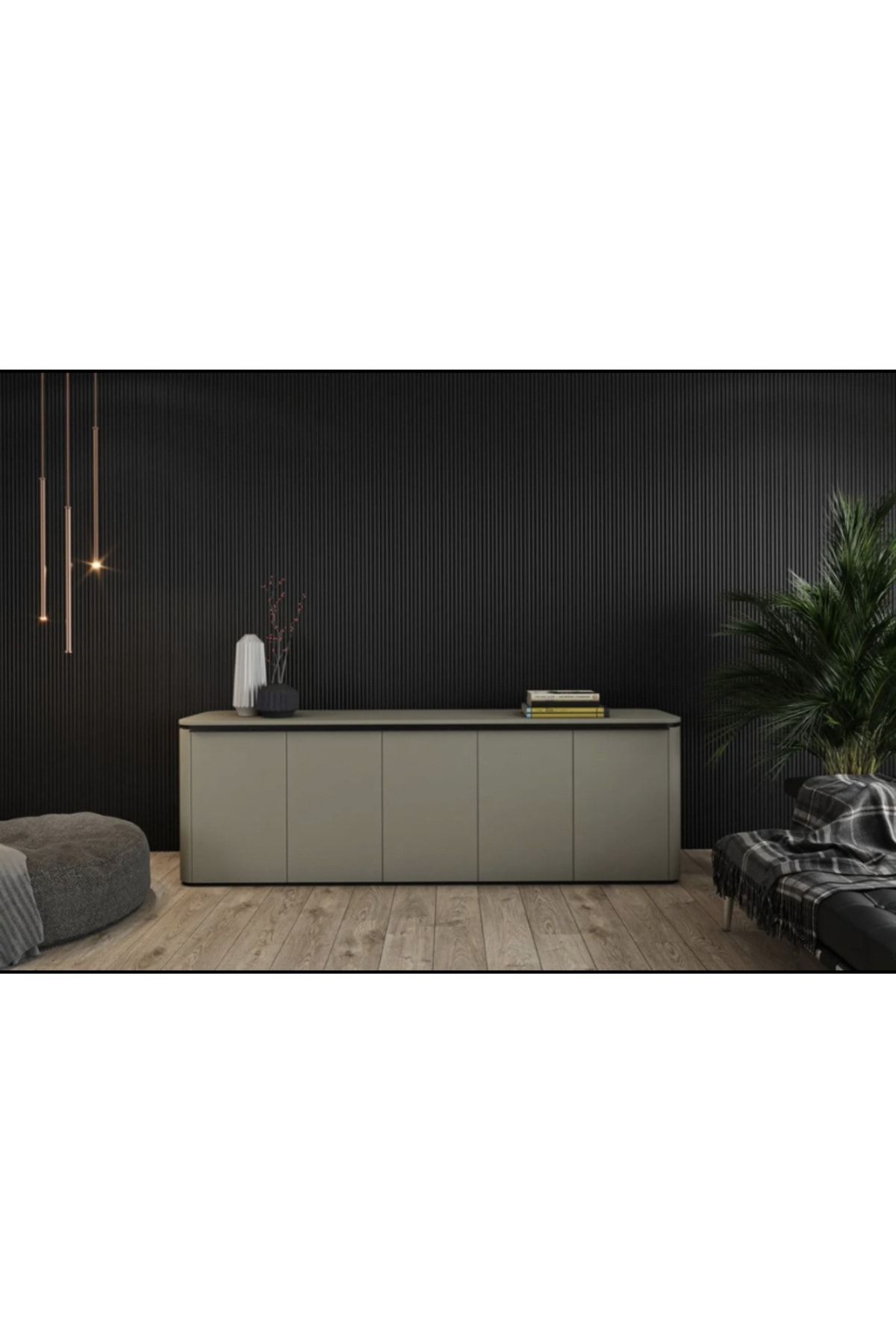 AGT Akyürek Lb 2200 Model Soft Touch Fırtına Gri Dekor Profil Duvar ...