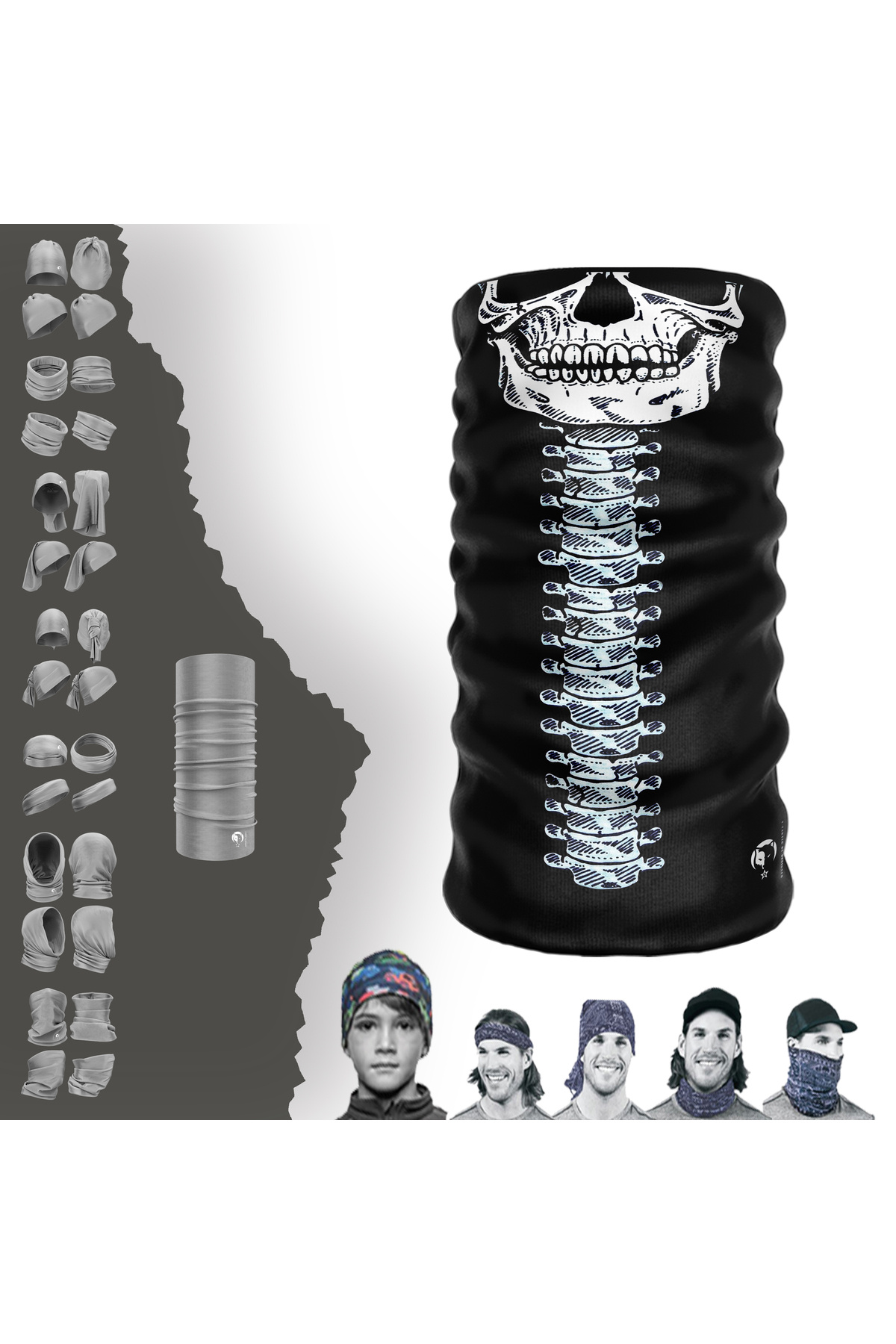 e-Taktik ® Extreme Skull Skeleton Kuru Kafa Iskelet Buff Baf Maske ...