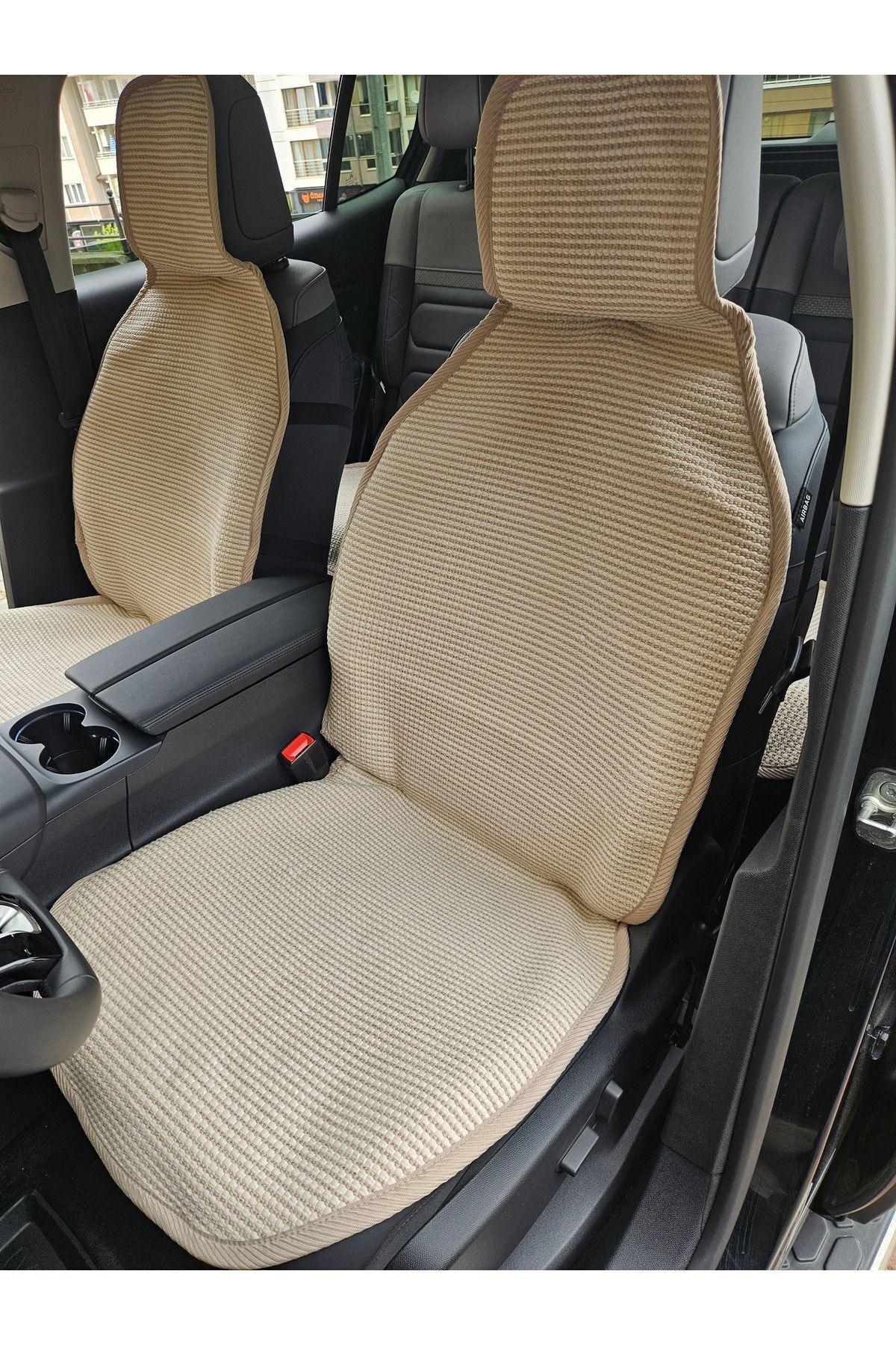 Dbc Online CHERY OMODA 5 KOLTUK KILIFI TERLETMEZ BEJ KREM RENGİ ÖN İKİ ...