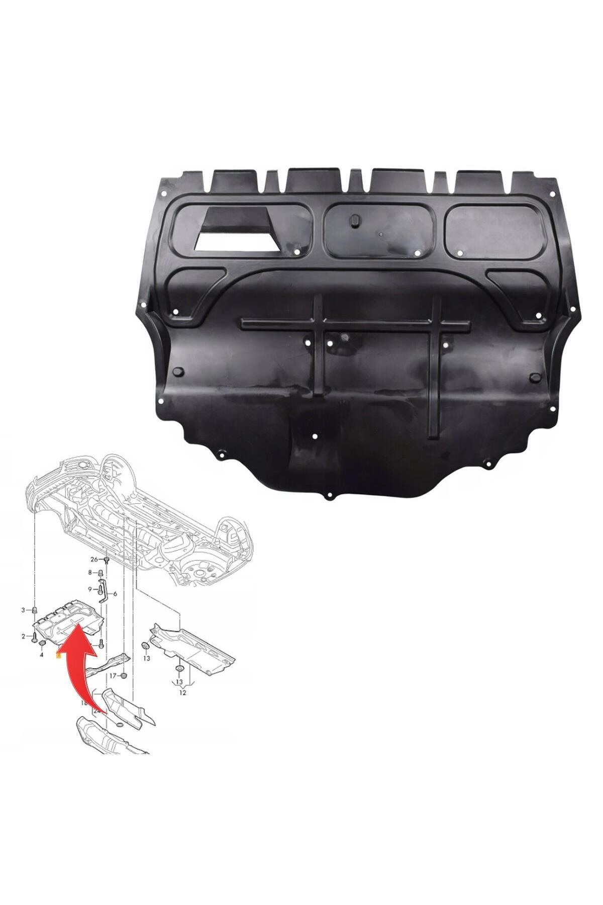 gkl Vw Polo Motor Alt Plastik Muhafaza Büyük 1.kalite 2009 Sonrası ...