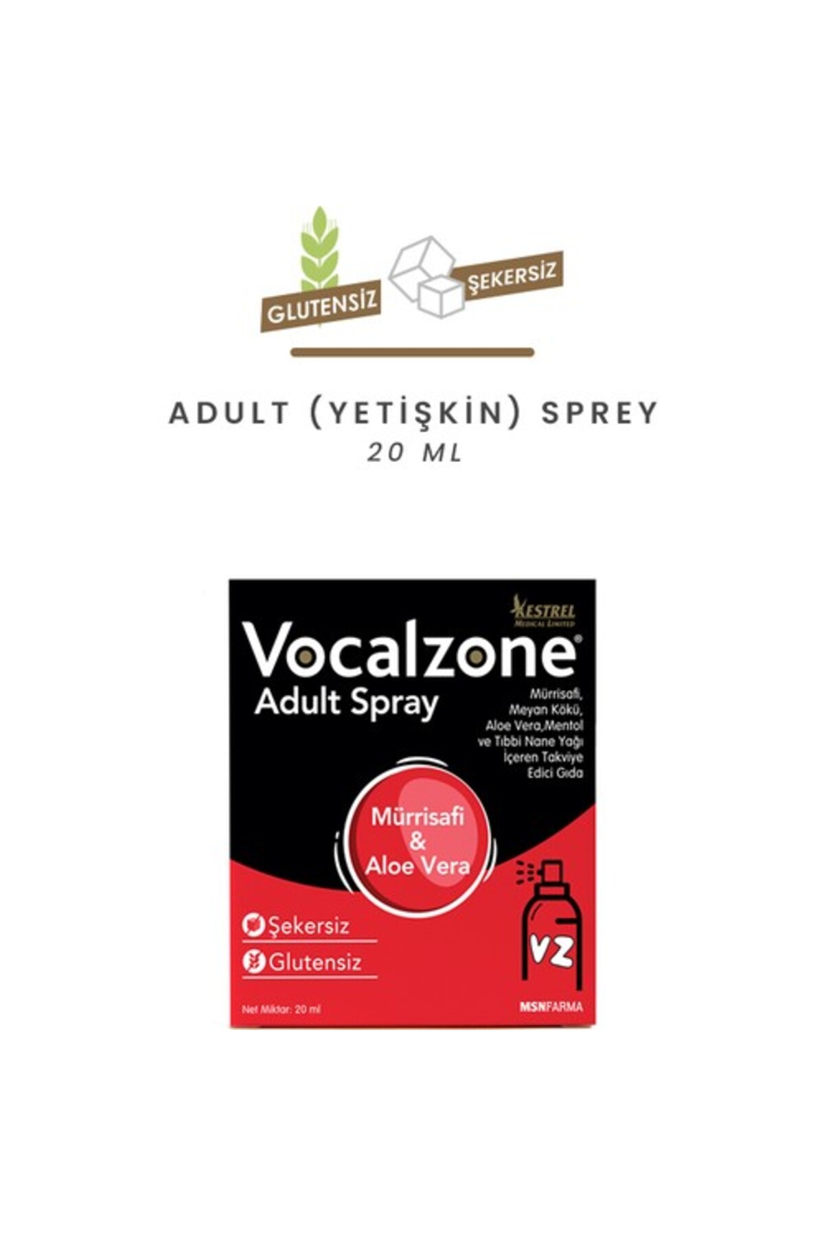 Vocalzone Adult (YETİŞKİN) Sprey 20 ml - Fiyatı, Yorumları