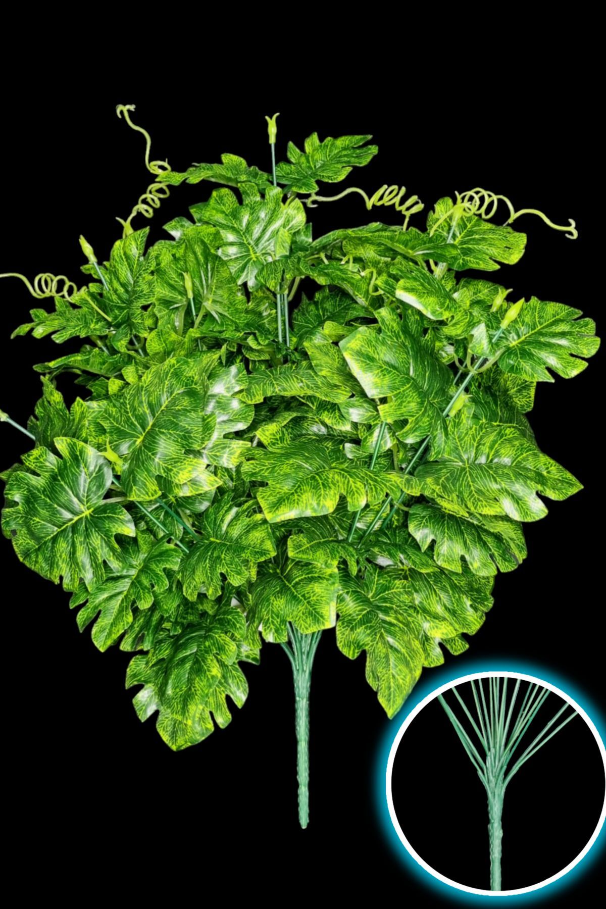 MD Aspiz Flowers Yapay Lüx Yaprak Bitki Demeti __ Bonsai Sarmaşık Saksısız Gelin Buketi Ağacı ...