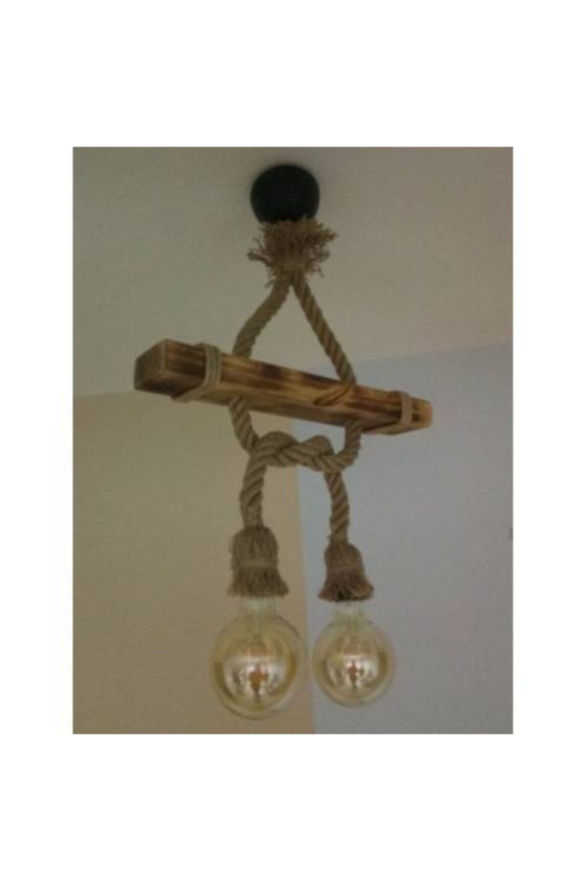 Genel Markalar Rustik 2 Li Ahşap Vintage Halat Aydınlatma Fiyatı, Yorumları - Trendyol