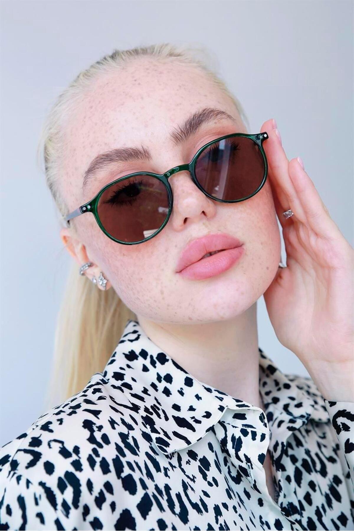 Bilge Karga Cafune Leopard Green Brown Güneş Gözlüğü Fiyatı, Yorumları - Trendyol