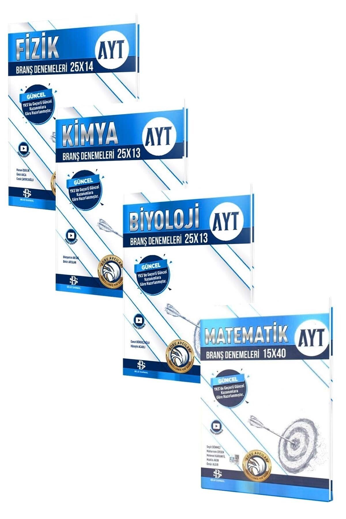 Bilgi Sarmal Yayınları Ayt Fizik, Kimya, Biyoloji, Matematik Branş Denemeleri 2024-2025 - Fiyatı ...