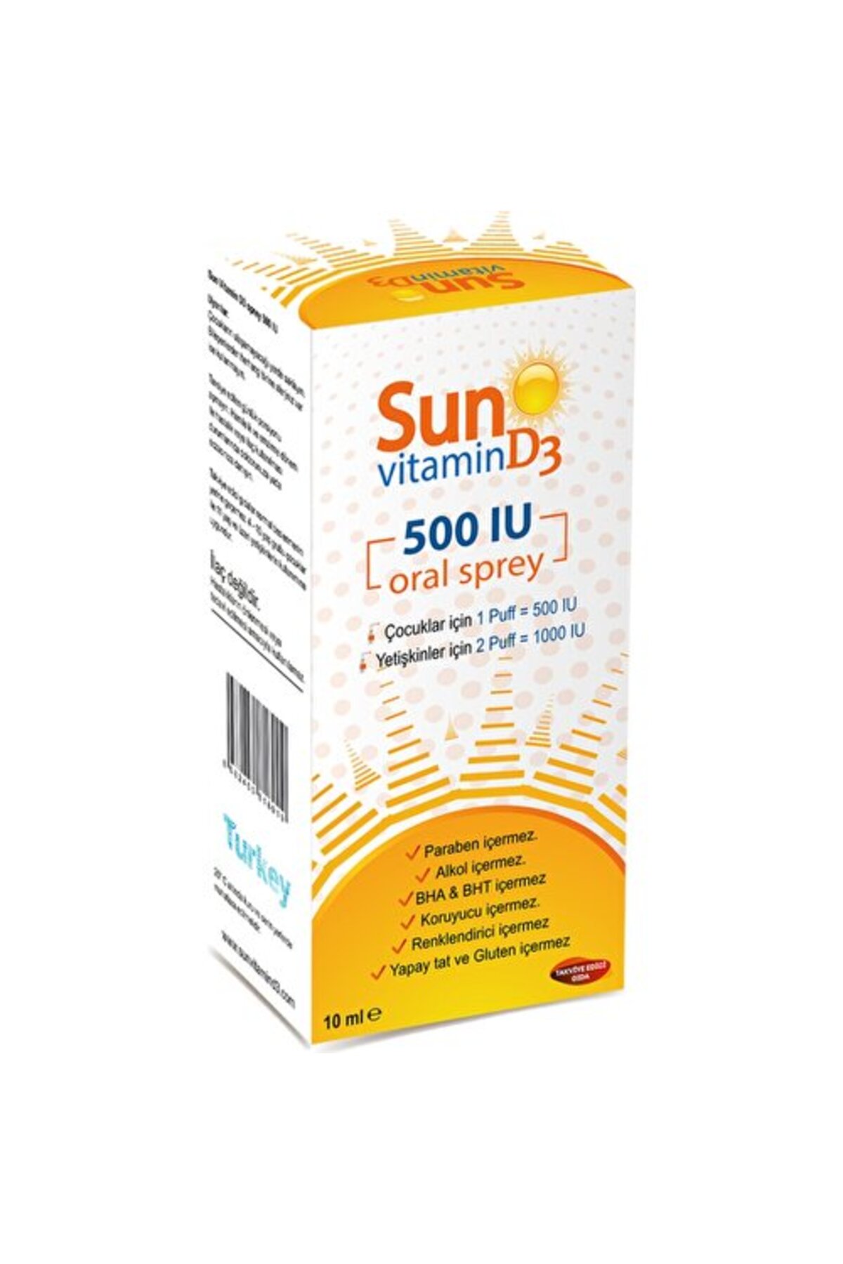 CNR SUN VİTAMİN Sun Vitamin D3 Oral Sprey Fiyatı, Yorumları - Trendyol