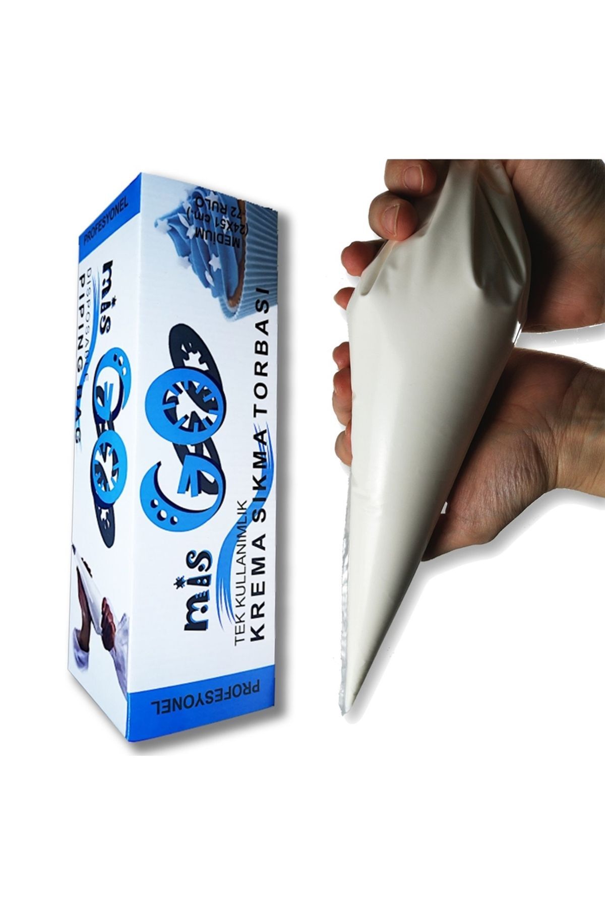Genel Markalar MisGo Tek Kullanımlık Krema Ve Krem Şanti Sıkma Torbası 24x51cm 72 Adet - Fiyatı ...
