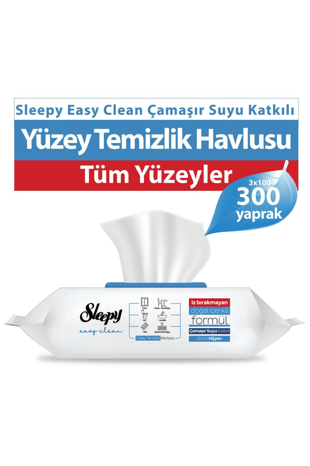 Sleepy Easy Clean Çamaşır Suyu Katkılı Yüzey Temizlik Havlusu 30 Fiyatı ...