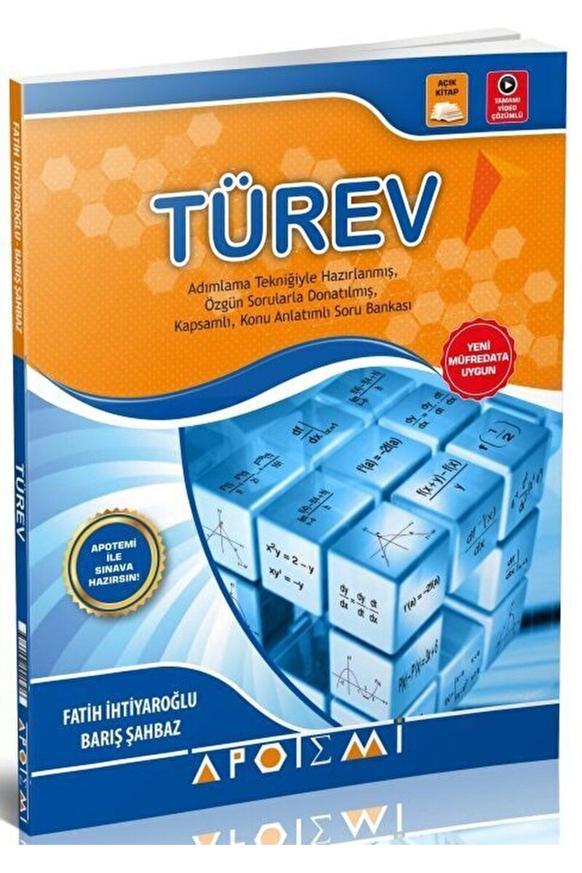 Apotemi Yayınları Yks Ayt Türev Konu Anlatımlı Soru Bankası 2024-2025 ...