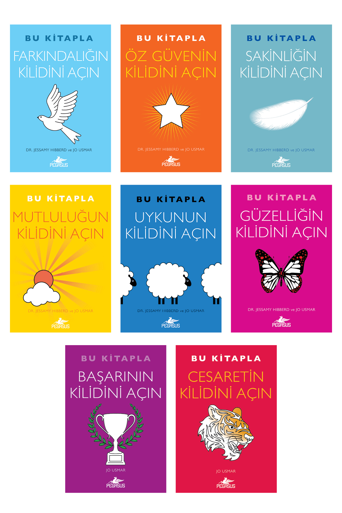 Pegasus Yayınları Hayatınızı İyileştirecek Psikoloji Kitapları Koleksiyonu 8 Kitap Set - Jessamy ...