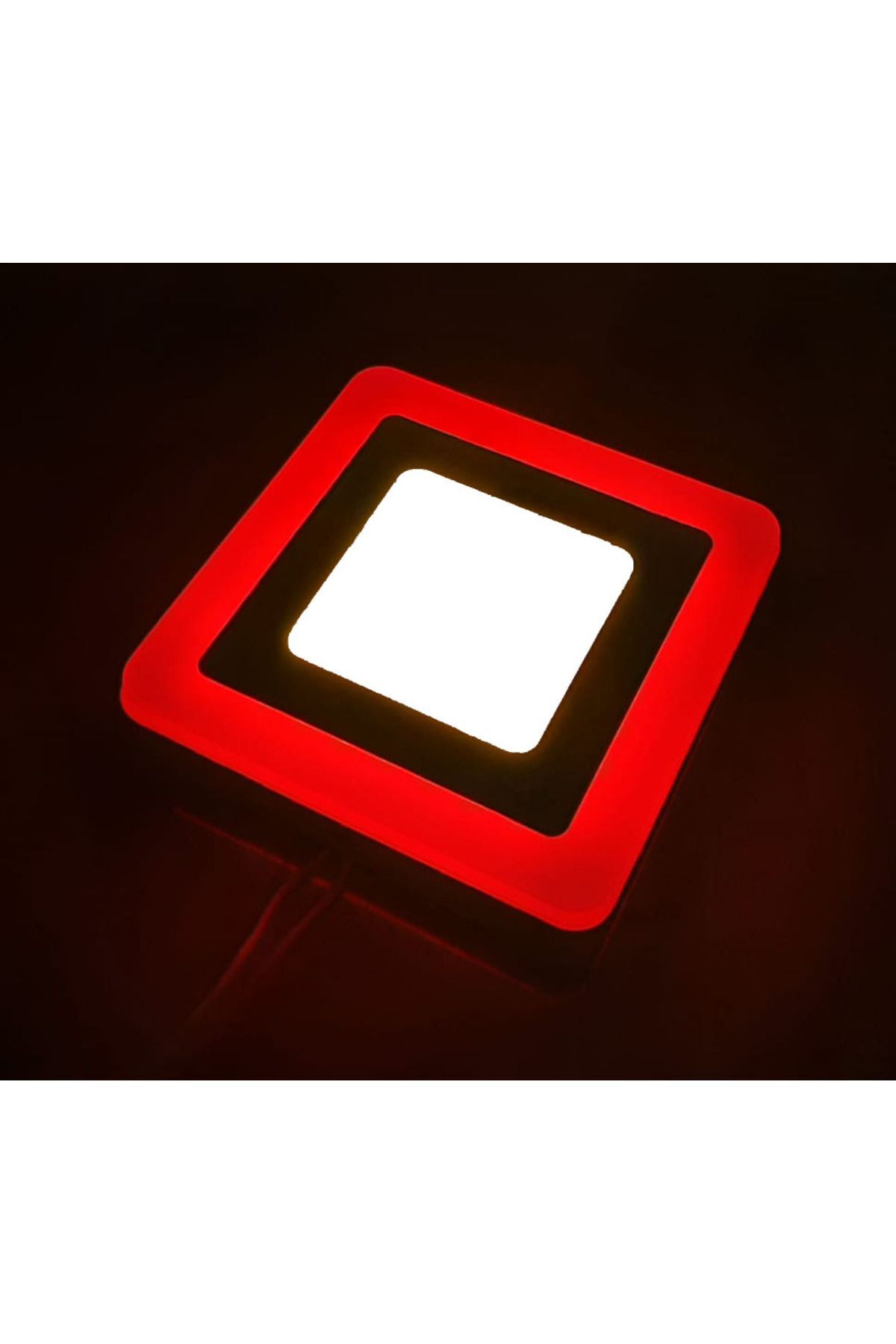 CNL Çift Renkli 6 W 10 X 10 Cm Led Panel Sıva Üstü Kare Spot Armatür ...