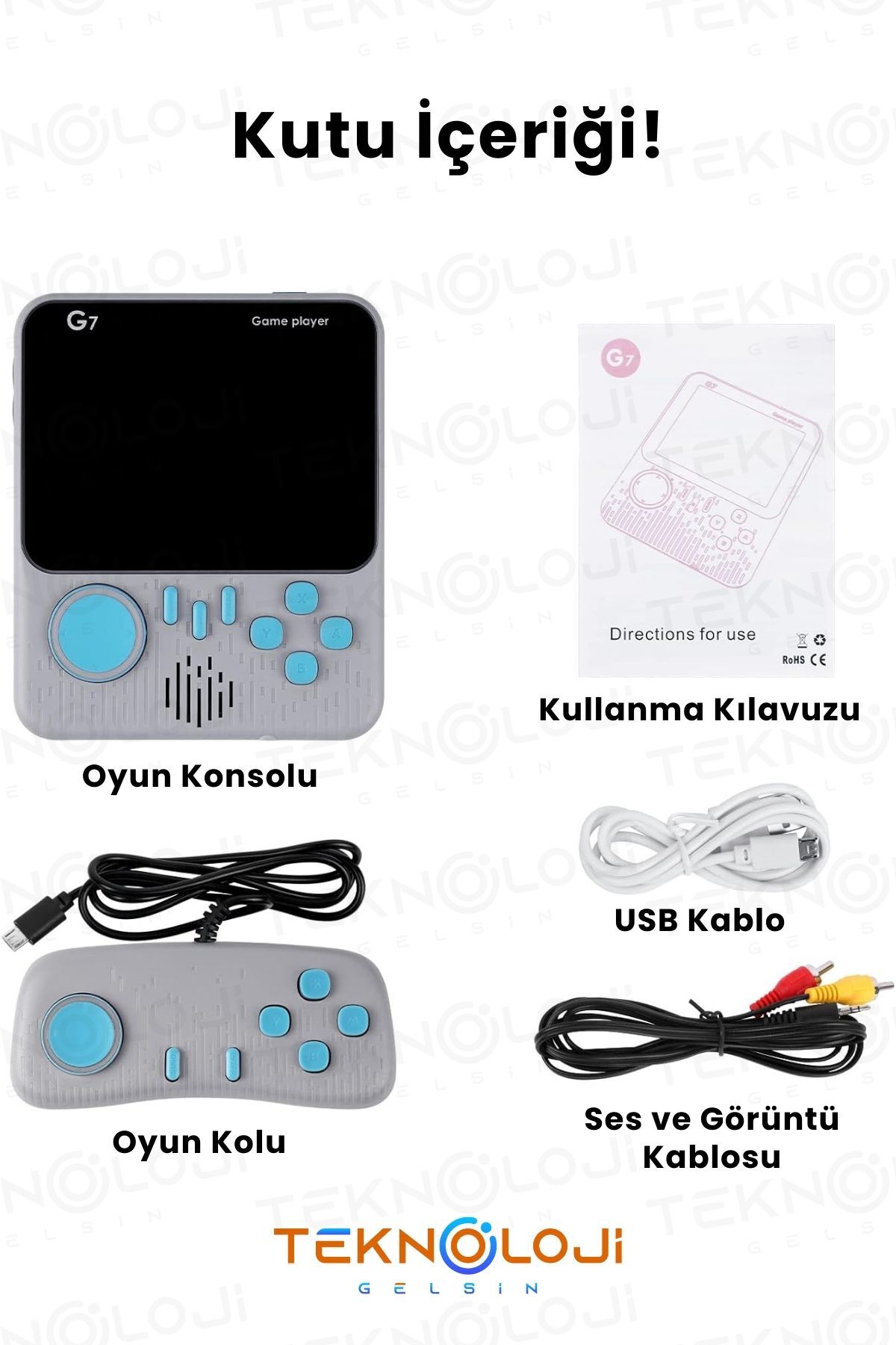 Teknoloji Gelsin Mini Atari Taşınabilir Oyun Konsolu 3.5 inç Lcd Ekran ...