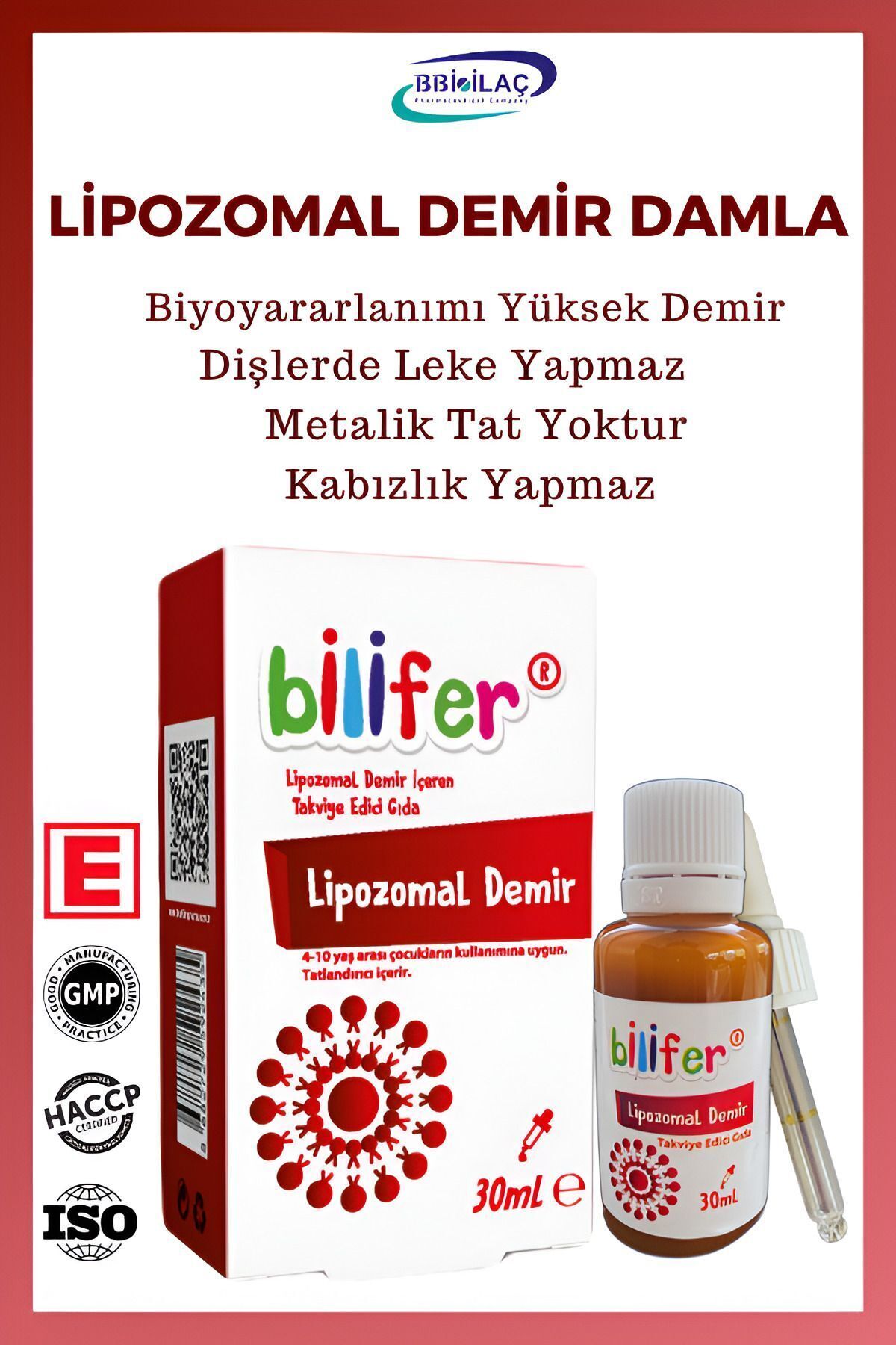 BİLİFER ® Lipozomal Demir Damla Fiyatı, Yorumları - Trendyol
