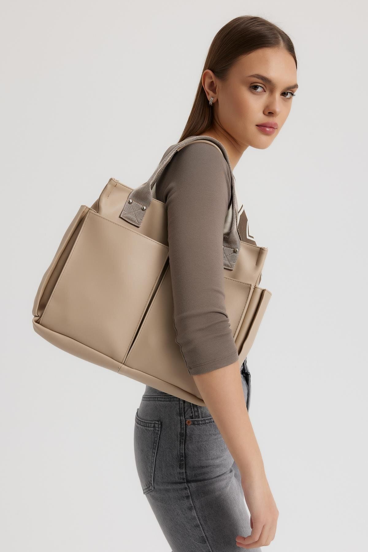Shule Bags Milano Large Bej Evrak Çantası Fiyatı, Yorumları - Trendyol