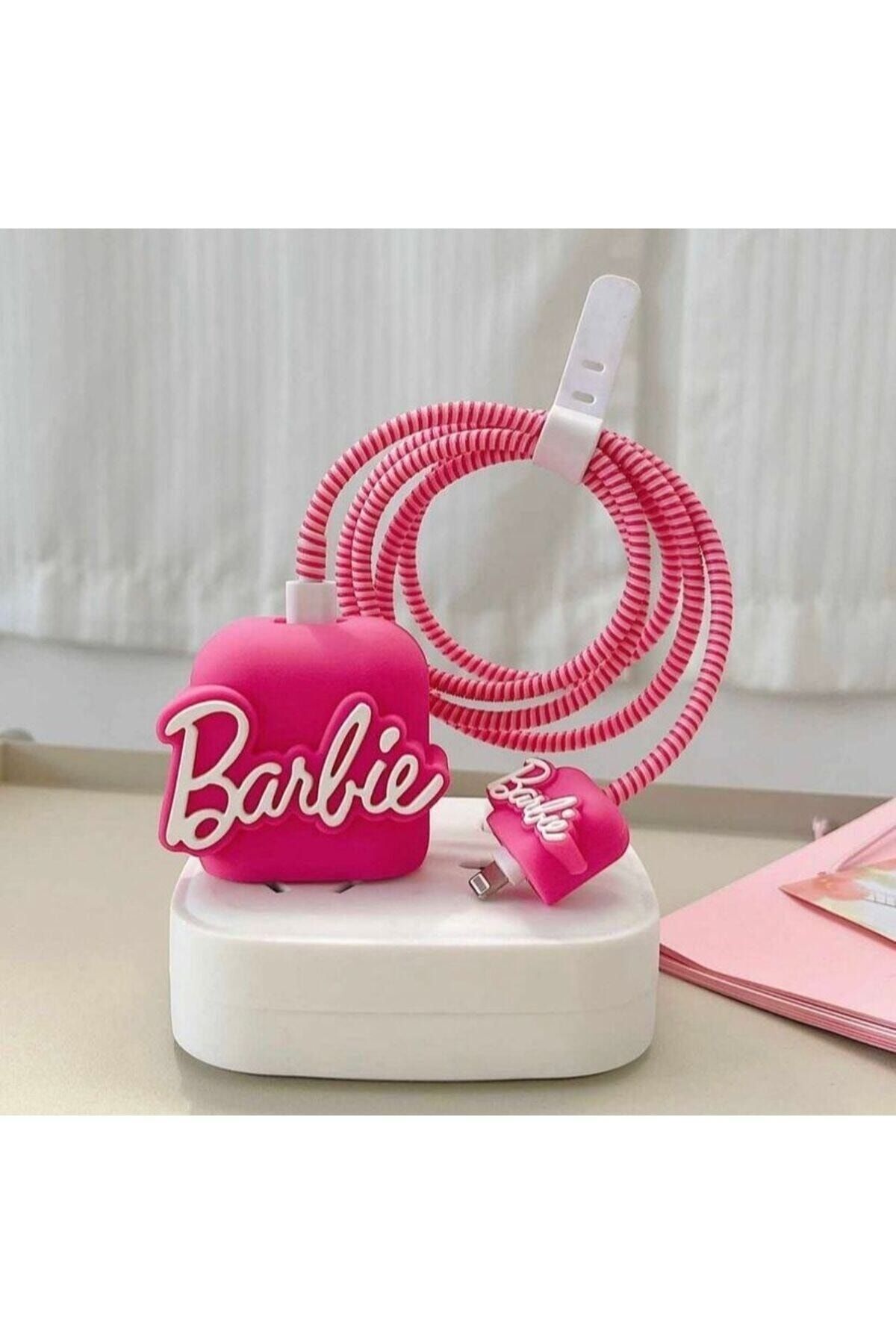 TBDİZAYN Sevimli Silikon Barbie Kablo Koruyucu Set - Fiyatı, Yorumları
