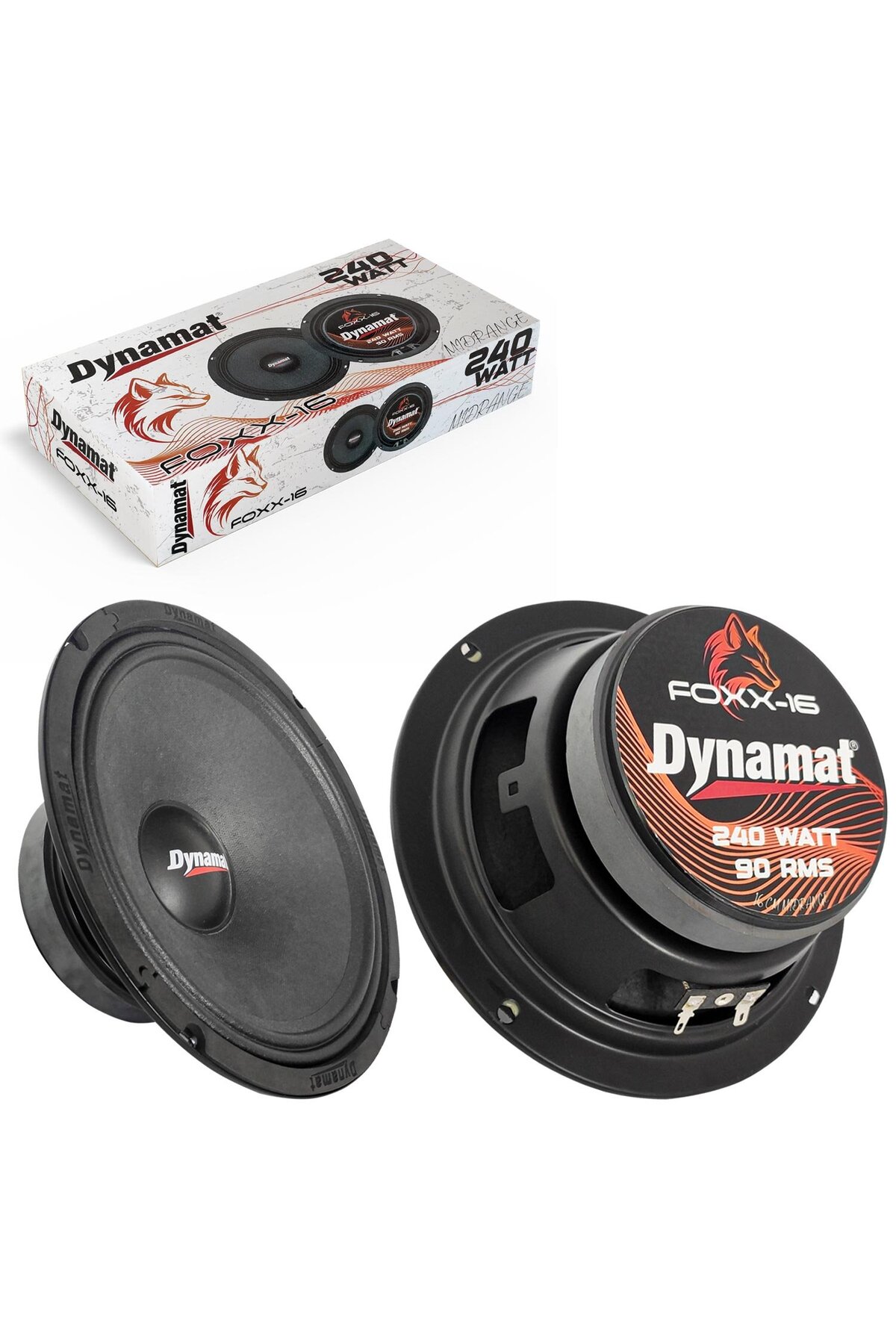 Dynamat FOXX-16 Oto Midrange 16cm 240 Watt Maksimum 90W RMS 2 AdetFiyatı, Yorumları - Trendyol