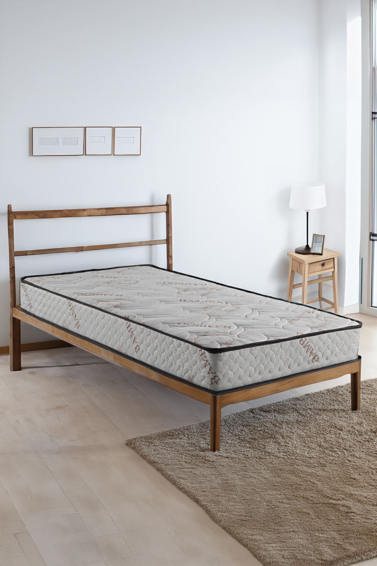 HB Bedding | Bamboo Kumaşlı Ortopedik Yaylı Tek Kişilik Yaylı Yatak ...