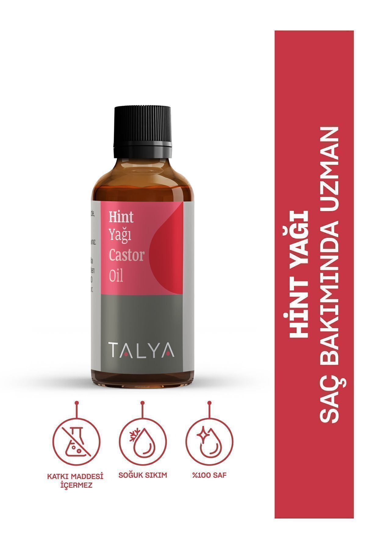 Talya Hint Yağı (Castor Oil), Soğuk Sıkım, %100 Saf Ve Doğal, 50 Ml Fiyatı, Yorumları - Trendyol