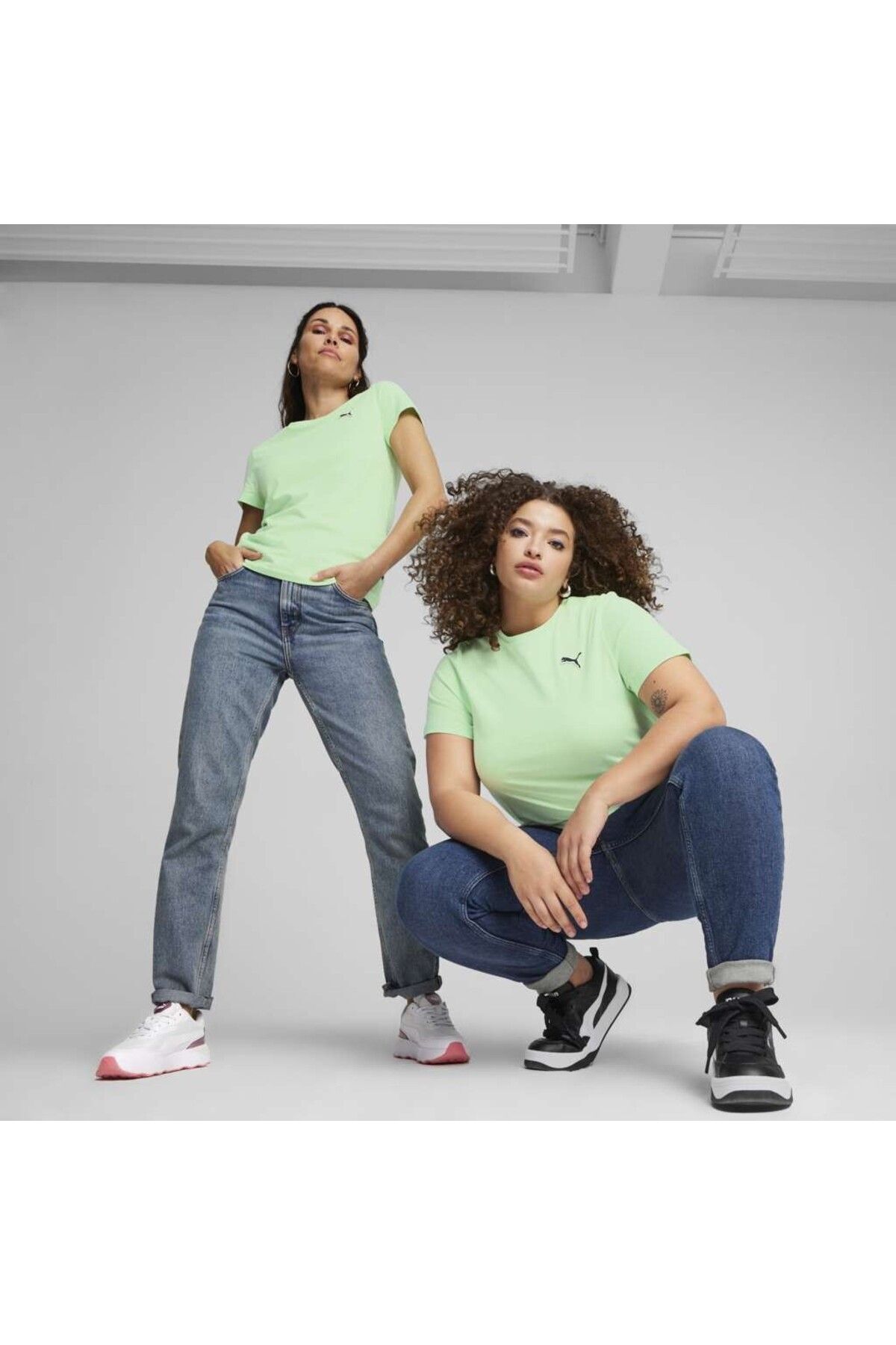 Puma Better Essentials Kadın Yeşil Yuvarlak Yaka Tişört Fiyatı ...