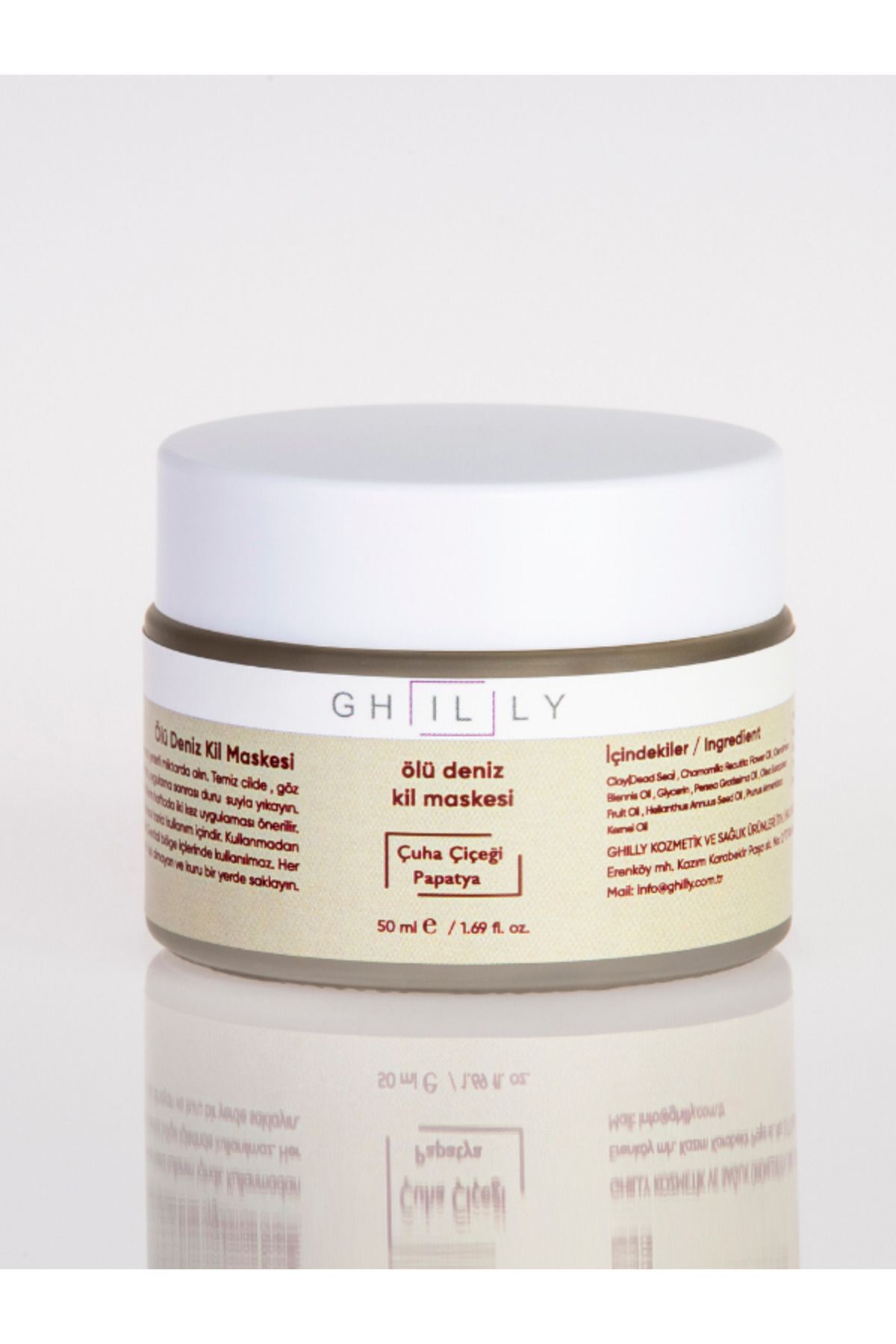 GHILLY Ölüdeniz Kil Maskesi Siyah Nokta & Akne Karşıtı Gözenek ...