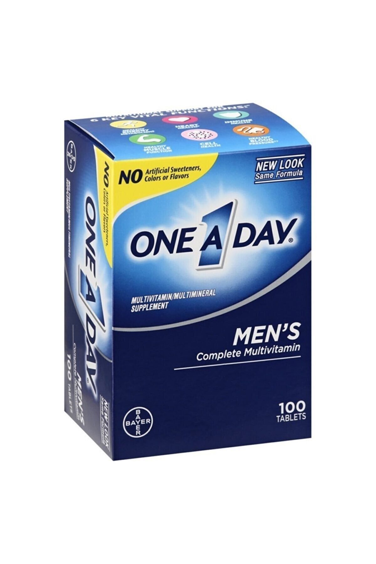 Bayer One A Day Men's 100 Tablet Multivitamin Multimineral Supplement ...