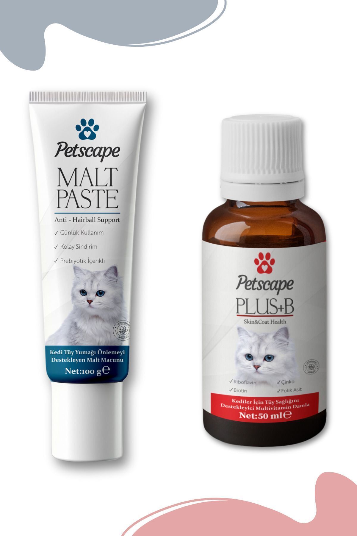 Petscape Malt Macun + Plus+B Damla ( Malt Paste + Plus+B Damla ...