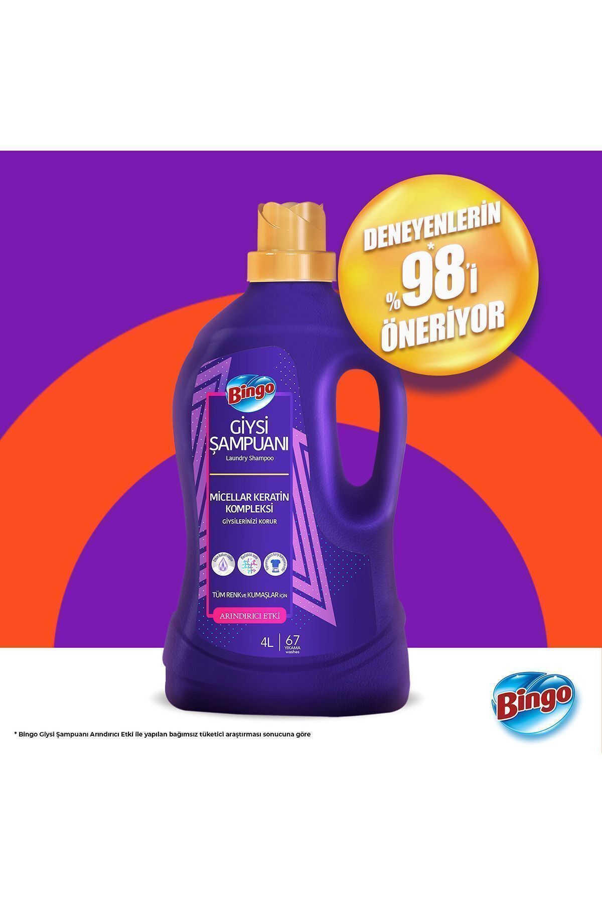Bingo Giysi Şampuanı Arındırıcı Etki 4l 2'li Fiyatı, Yorumları - Trendyol