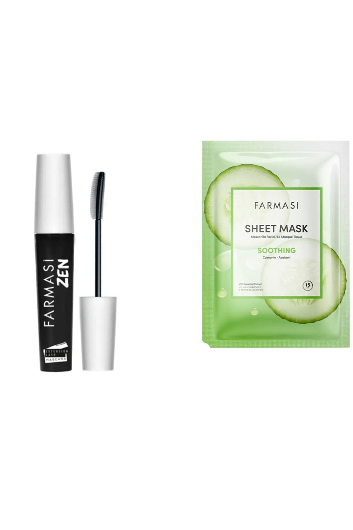 Farmasi Zen Maskara 8 Ml + Salatalıklı Kağıt Maske Fiyatı, Yorumları ...