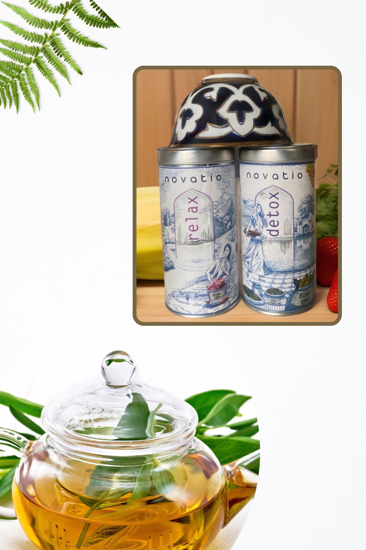Novatio Detox Bitki Cayi (75 GR) & Relax Bitki Cayi (75 GR) (GELENEKSEK ...
