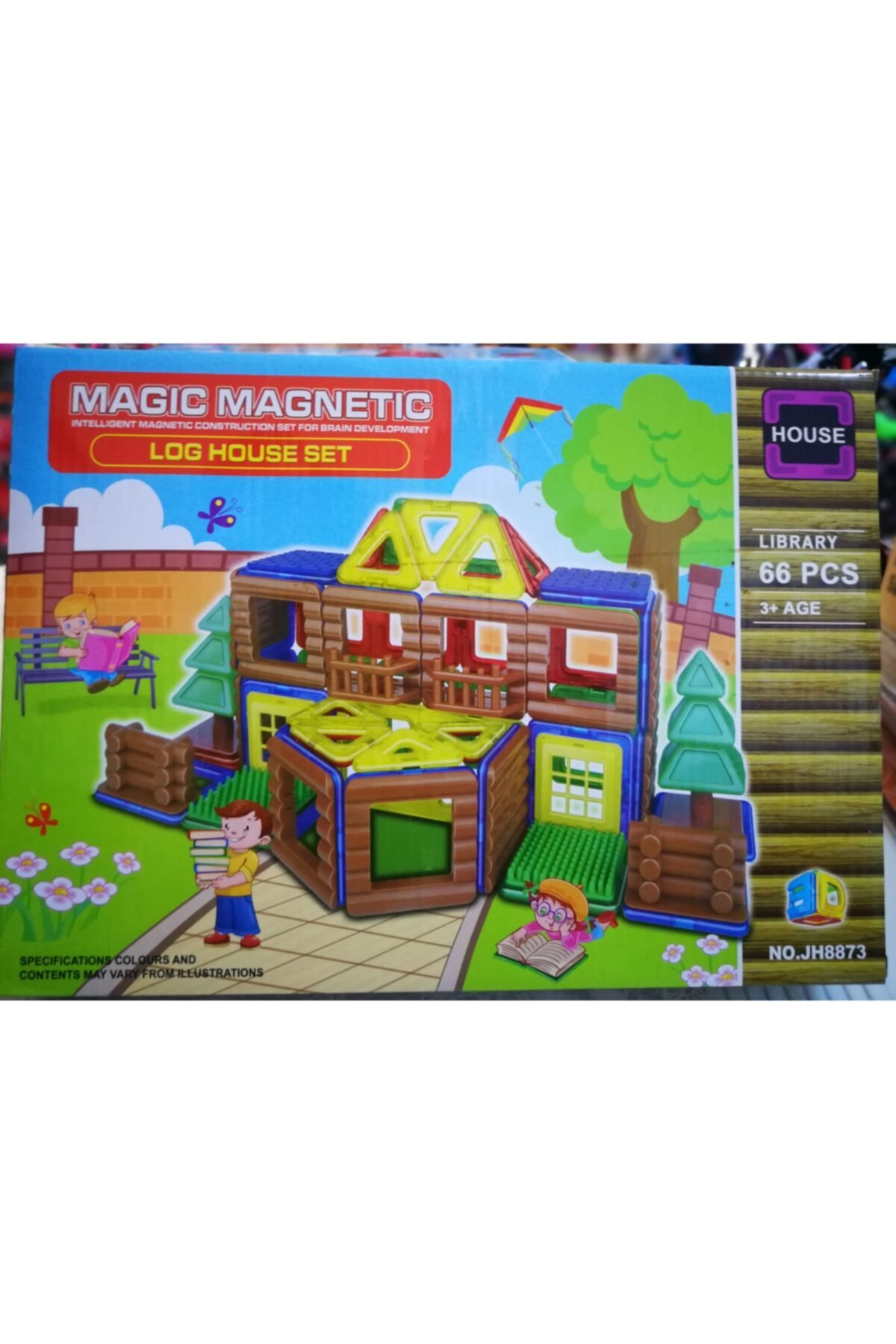 Genel Markalar Magıc Magnetic Log House Set Library 66 Parça - Fiyatı ...