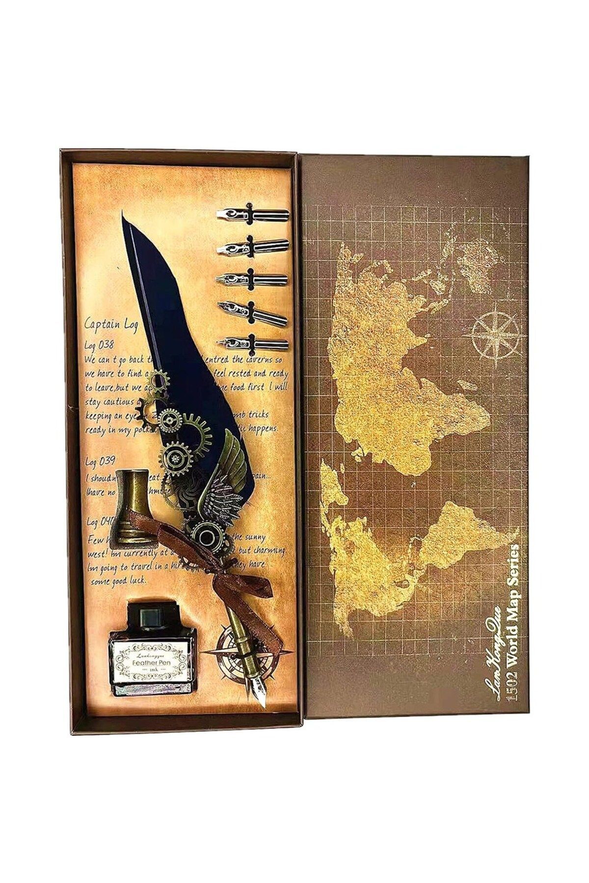 hediyesahibi Divit Hokka Seti Tüylü Kalem - Fiyatı, Yorumları