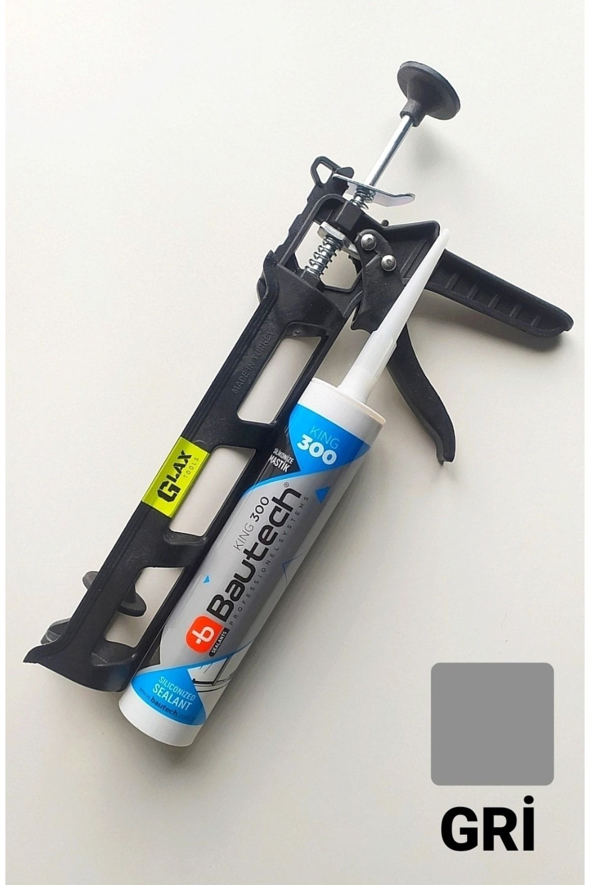 Glax Tools Gri Silikonize Mastik / Çekomastik 500 Gr. + Silikon ...