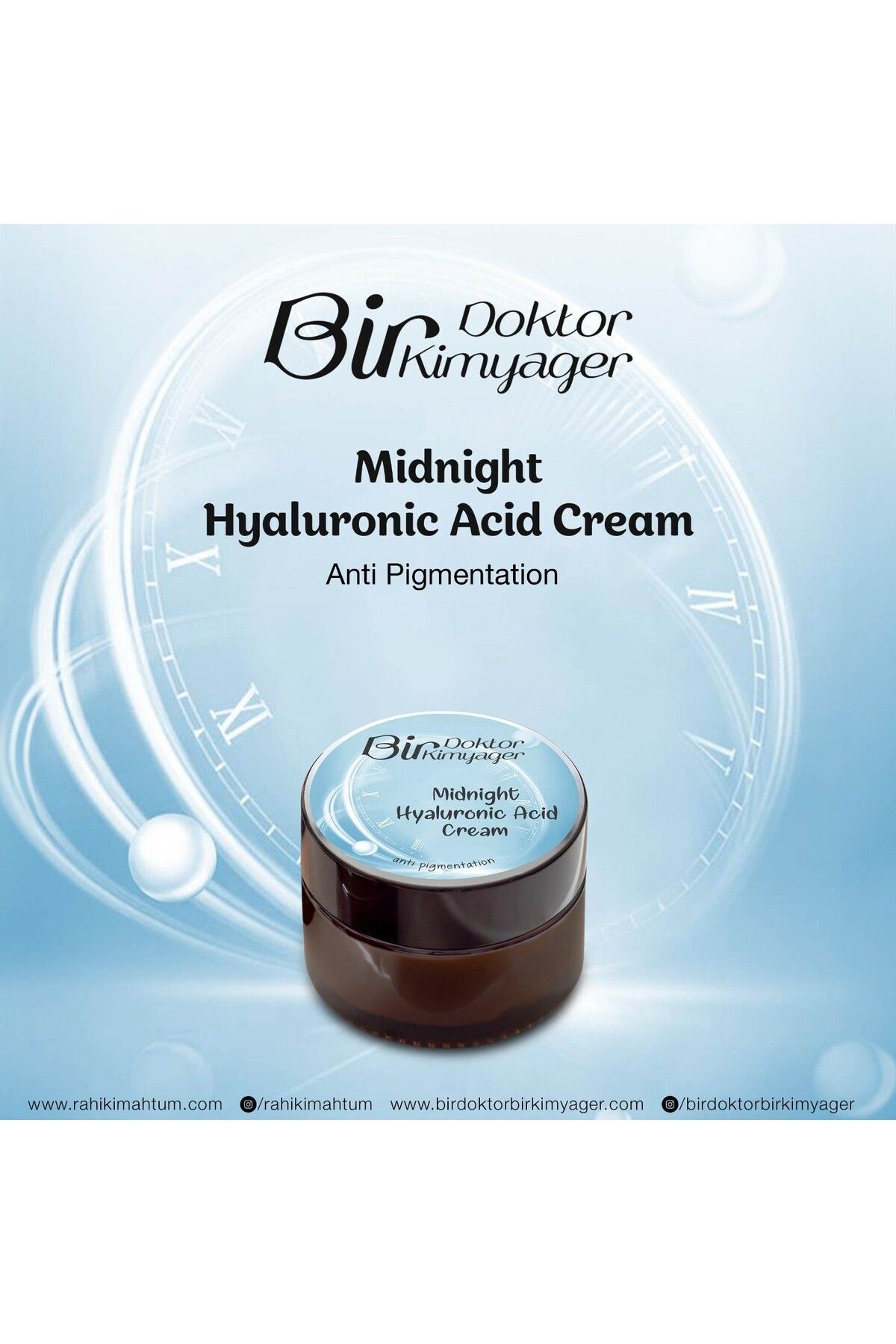 Bir Doktor Bir Kimyager Midnight Hyaluronic Acid Cream (30 mL) Fiyatı ...