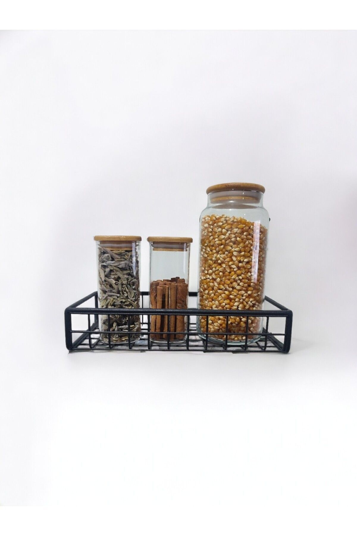 dekorigo NEW Düz Dekoratif Tekli Orta Boy Rüstik Tel Sepet/ÖLÇÜ 28X10CM ...