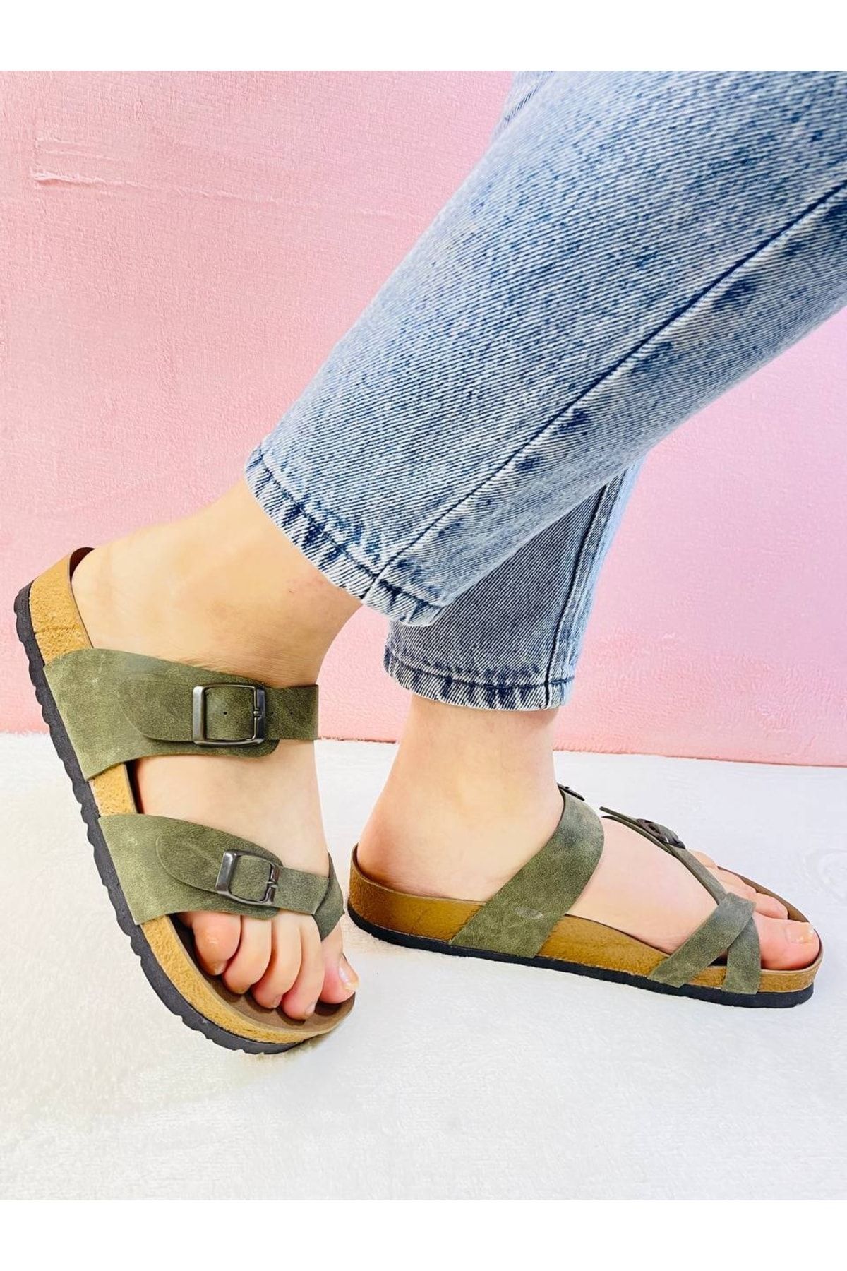 YILDIZ SHOES Unisex Ortopedik Taban Triss Parmak Arası Günlük Sahil ...