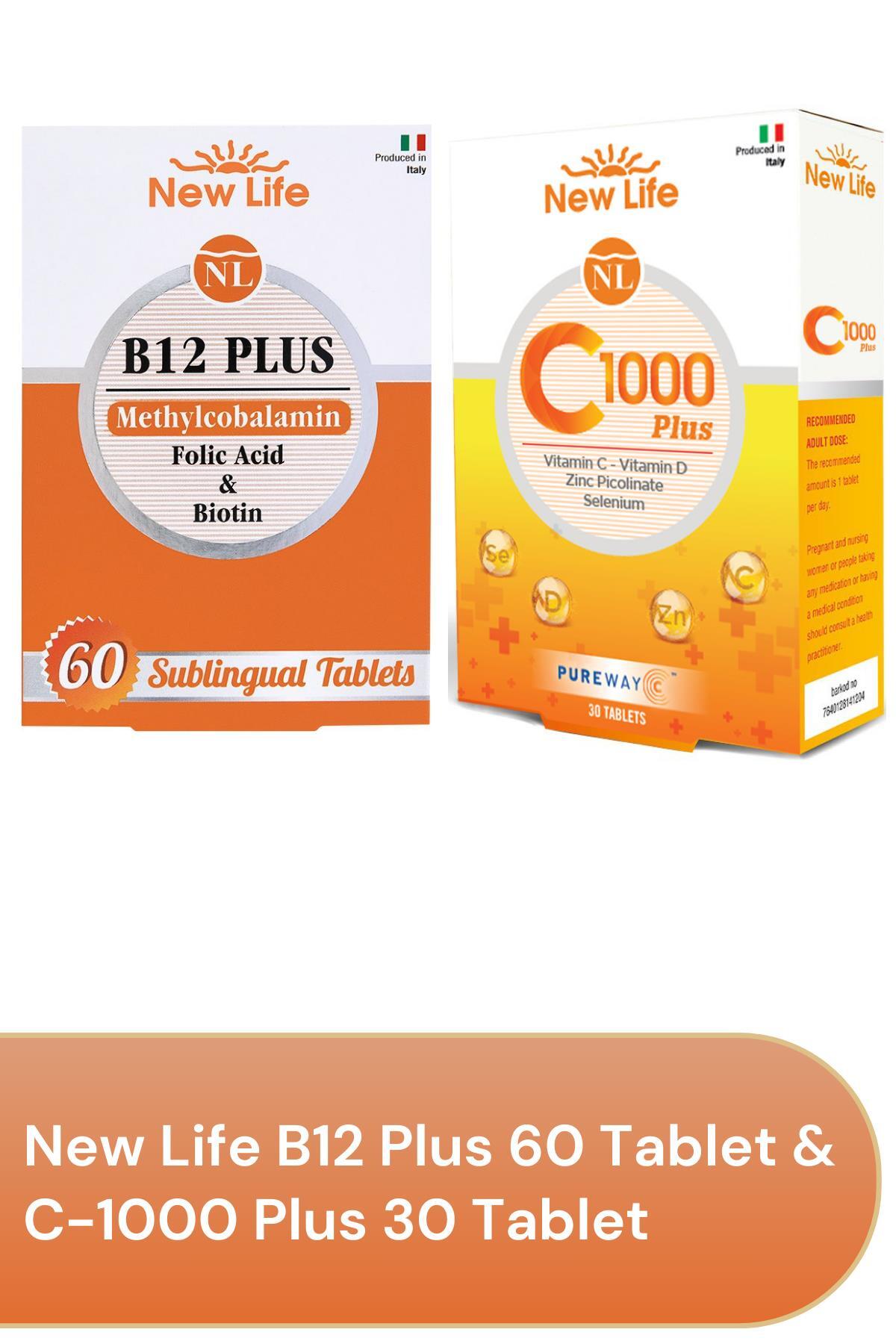 New Life B12 Plus 60 Tablet & C-1000 Plus - Fiyatı, Yorumları