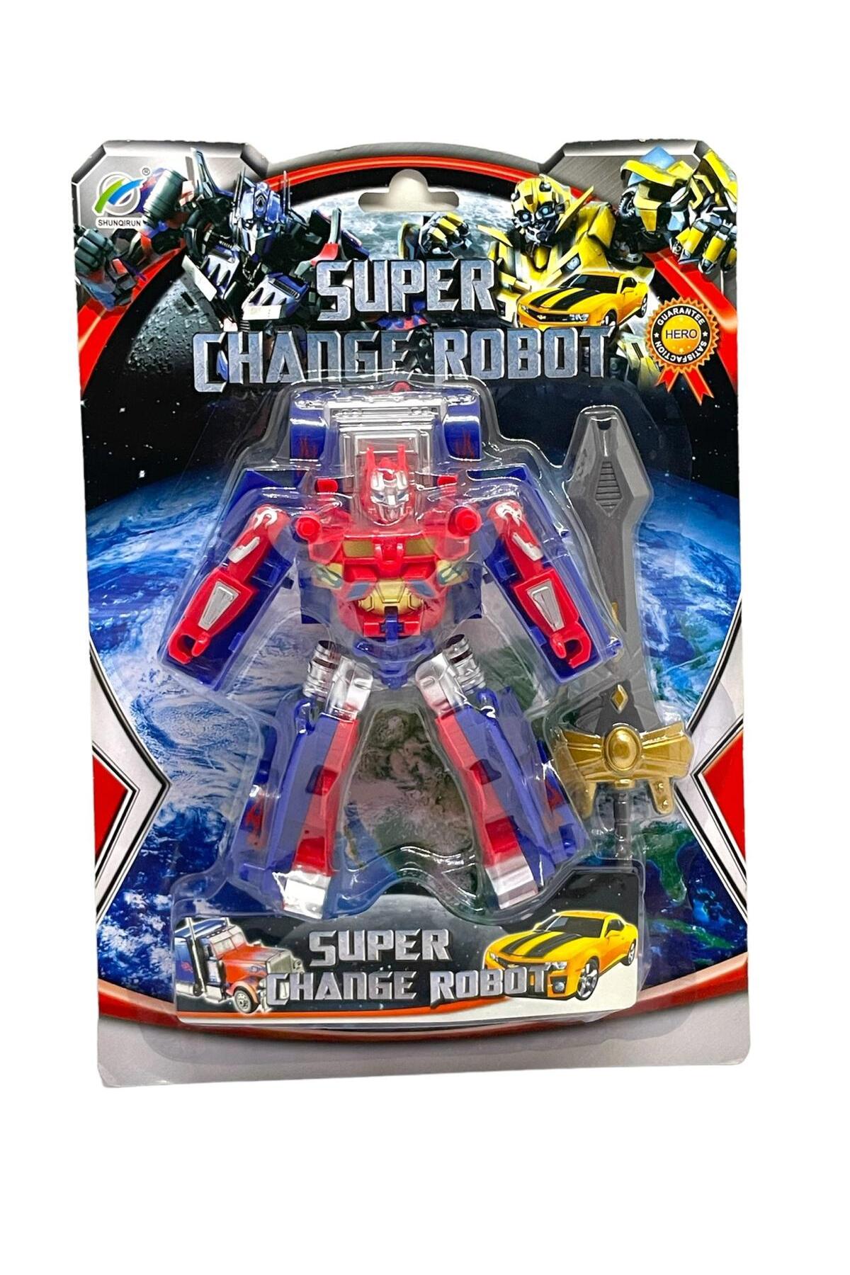 Shem Super Change Robot Trnsformes Kılıçlı 14 cm Oyuncak FigürFiyatı ...