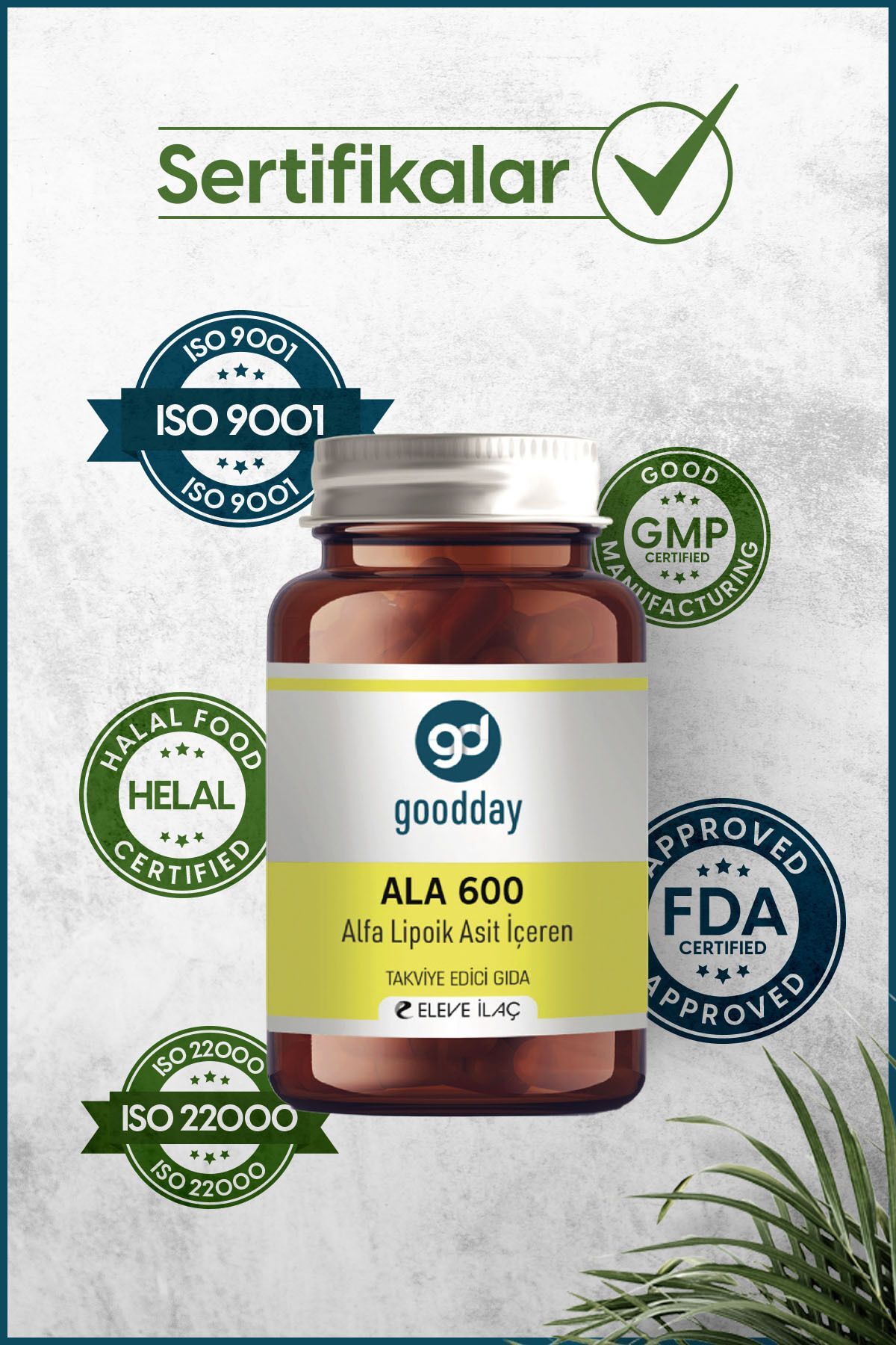 goodday Ala 600 Alfa Lipoik Asit 60 Kapsül Dr Caps Bitkisel Besin ...