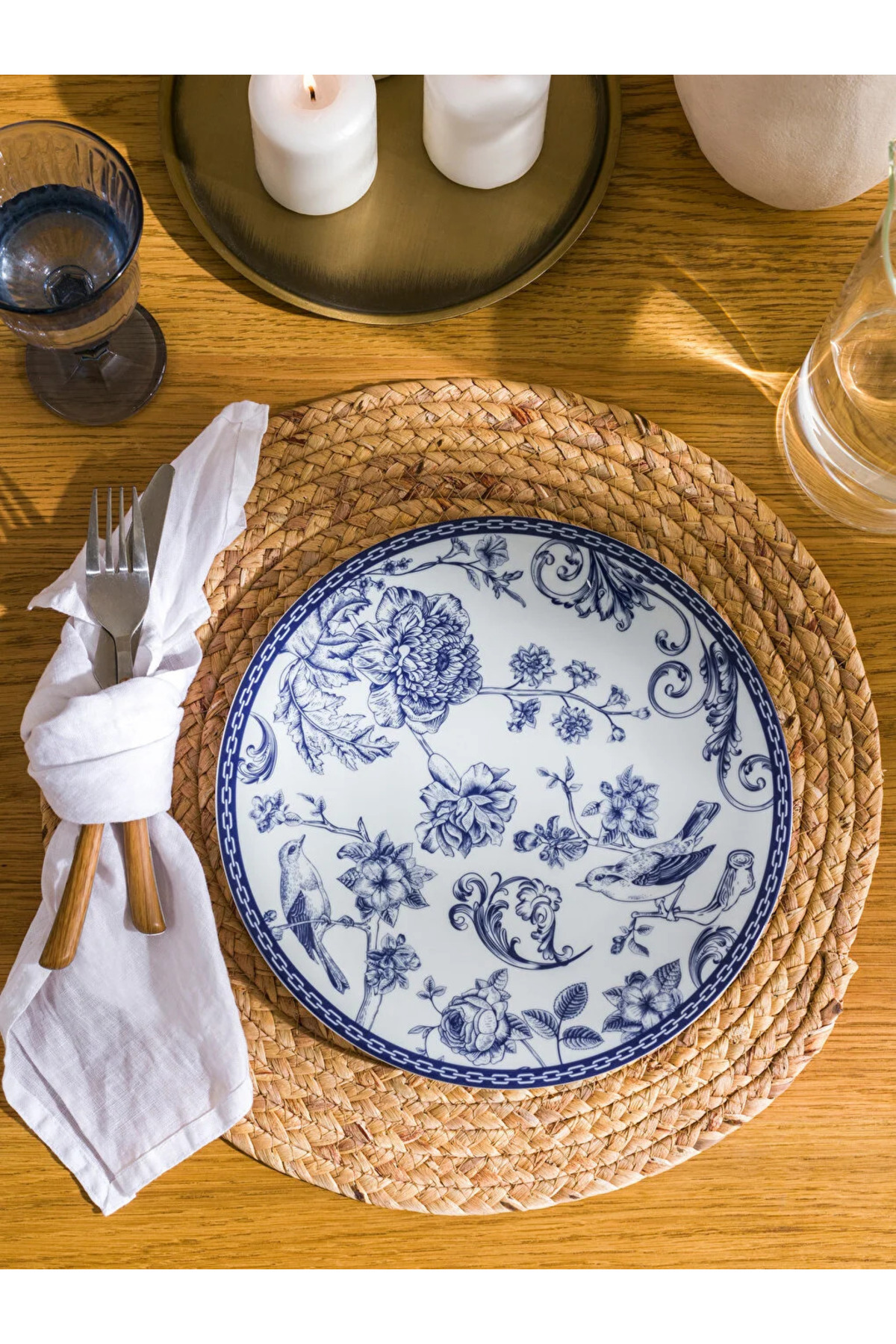 LC Waikiki LCW HOME Desenli Porselen Servis Tabağı 25 Cm Fiyatı ...