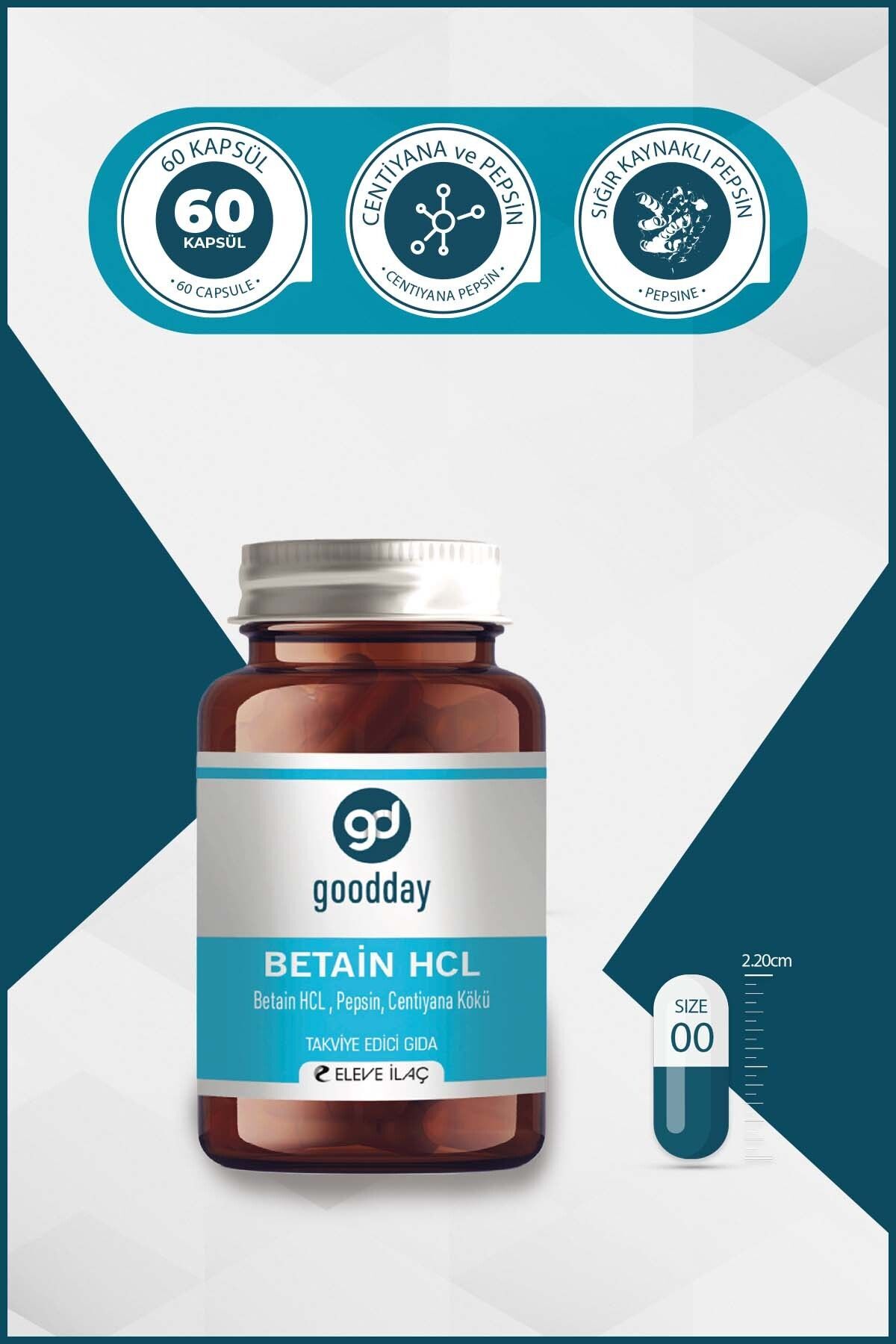 goodday Betain Hcl Pepsin 60 Kapsül Besin Takviyesi Fiyatı, Yorumları - Trendyol