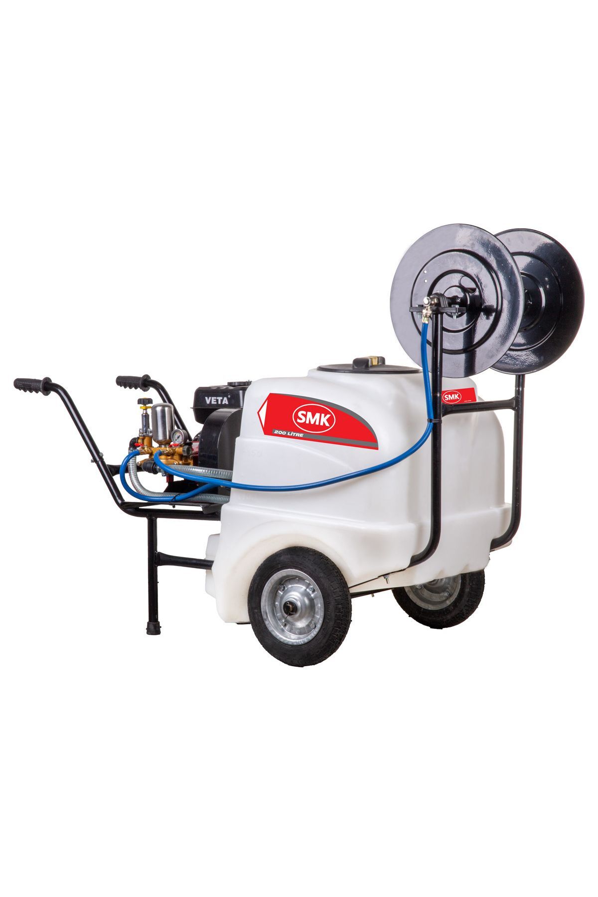 Genel Markalar Arabalı Motorlu İlaçlama Makinesi 200 Litre 7HP ...