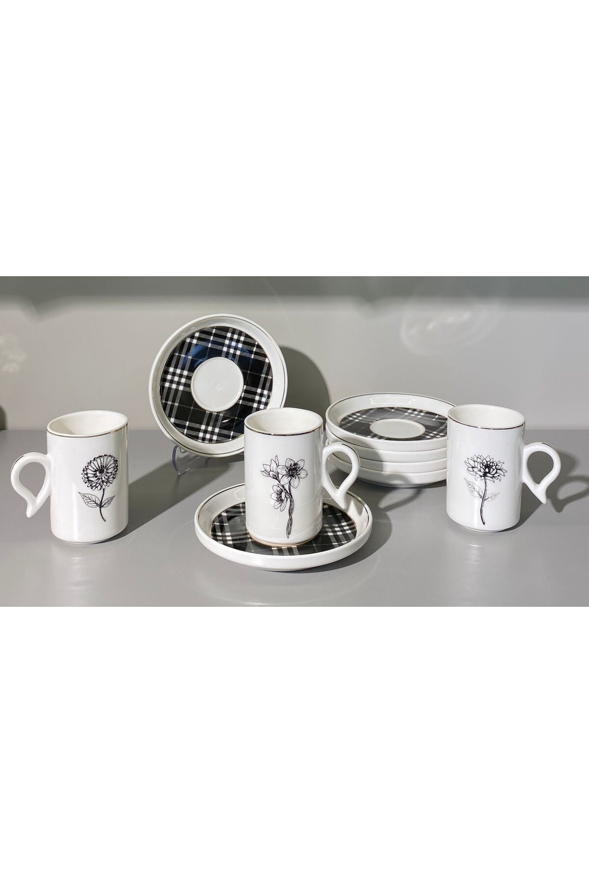 SUMRA HOME OCTAVİA BEYAZ ACAR 6'LI KAHVE FİNCAN TAKIMI Fiyatı, Yorumları - Trendyol